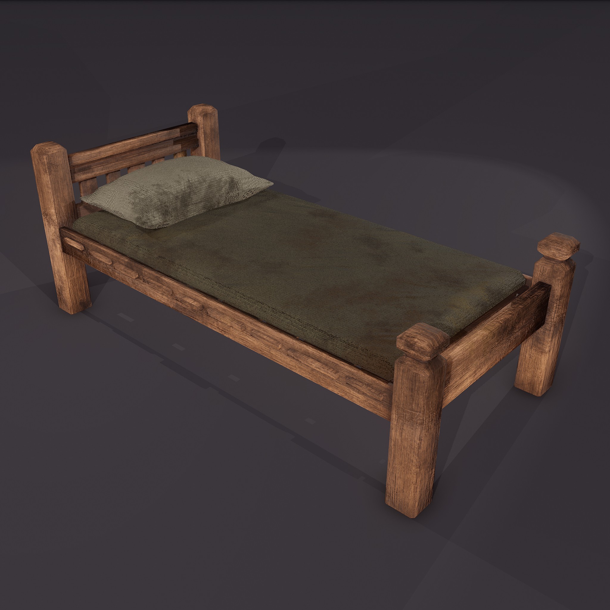 Medieval Bed Set - 3D Model by Get Dead Entertainment