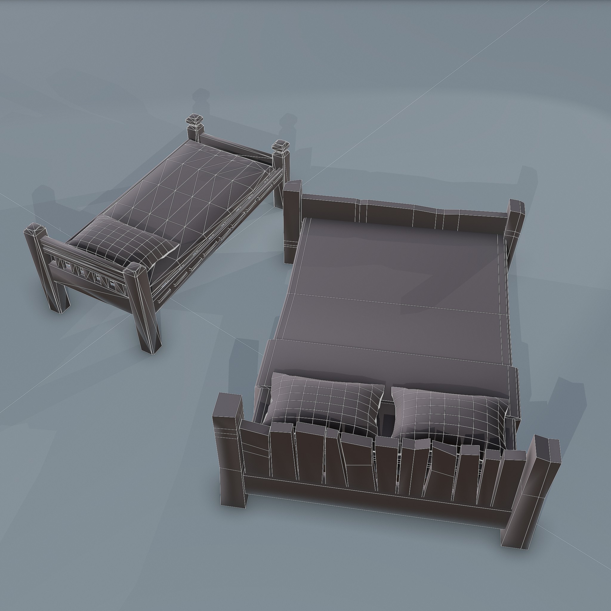 Medieval Bed Set - 3D Model by Get Dead Entertainment