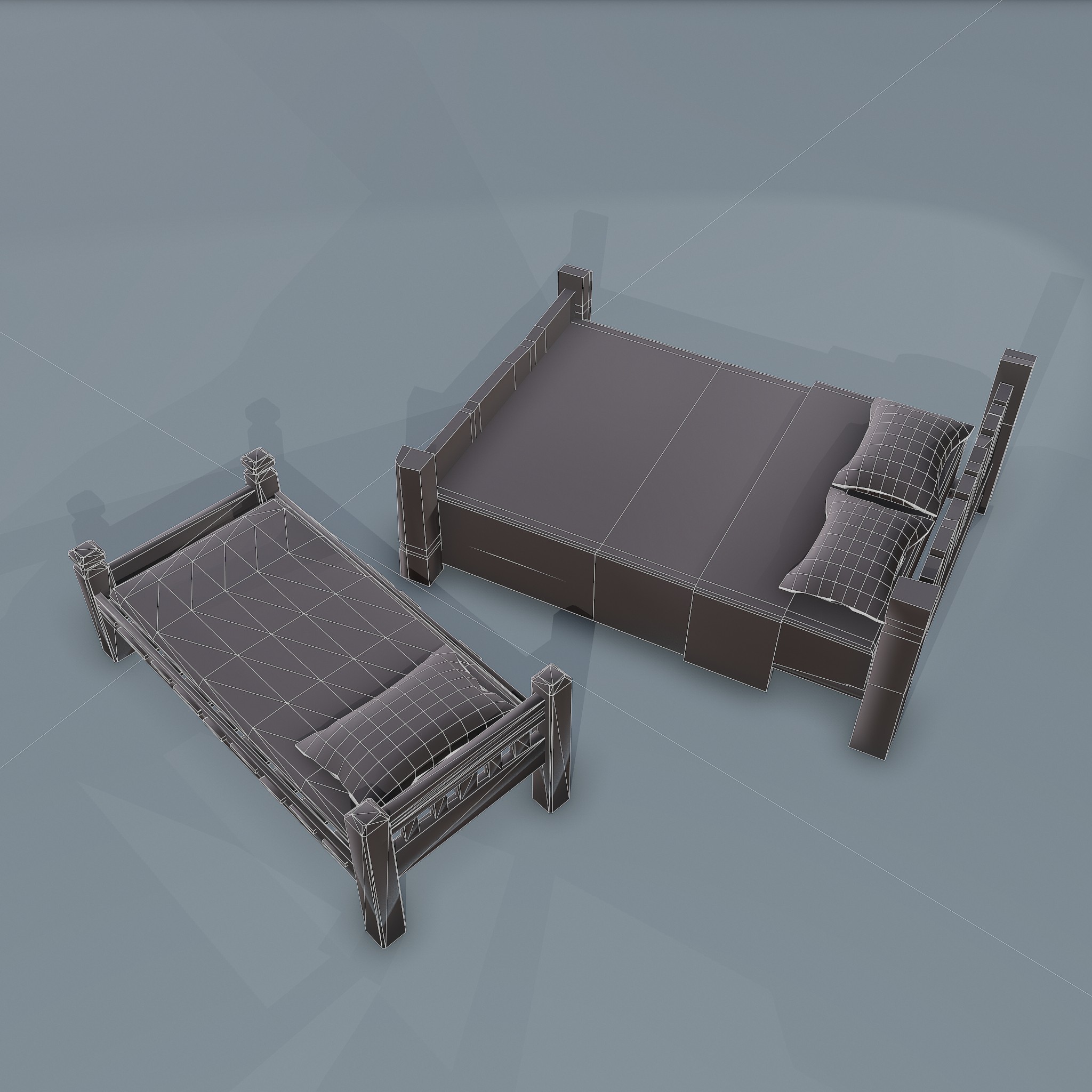 Medieval Bed Set - 3D Model by Get Dead Entertainment