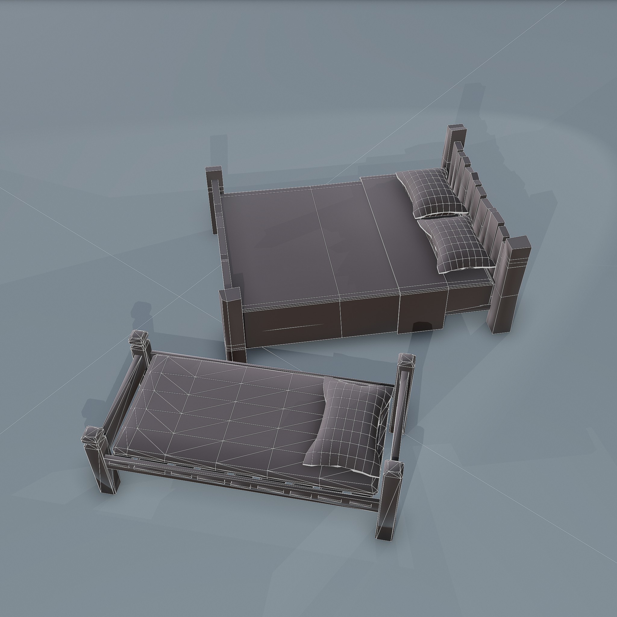 Medieval Bed Set - 3D Model by Get Dead Entertainment