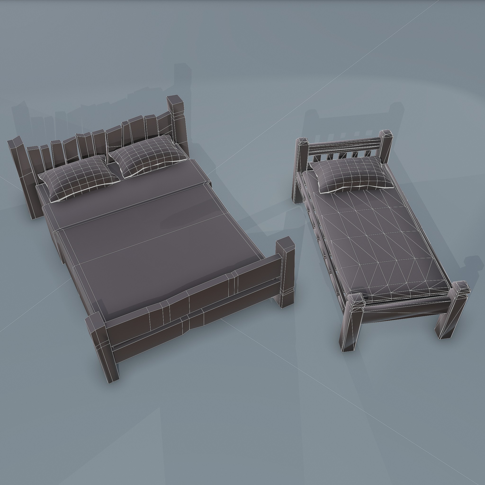 Medieval Bed Set - 3D Model by Get Dead Entertainment
