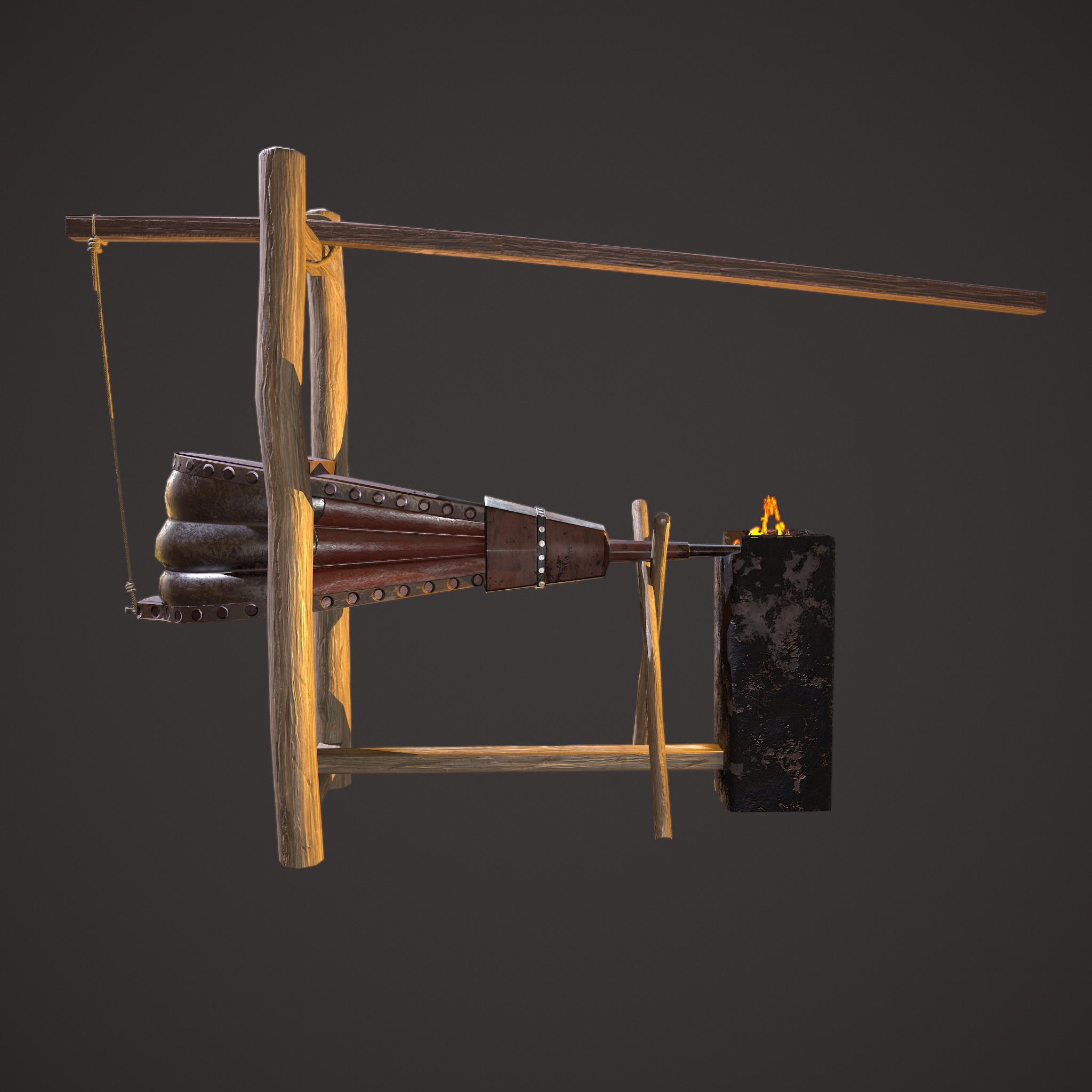 Medieval Bellows - 3D Model by Get Dead Entertainment