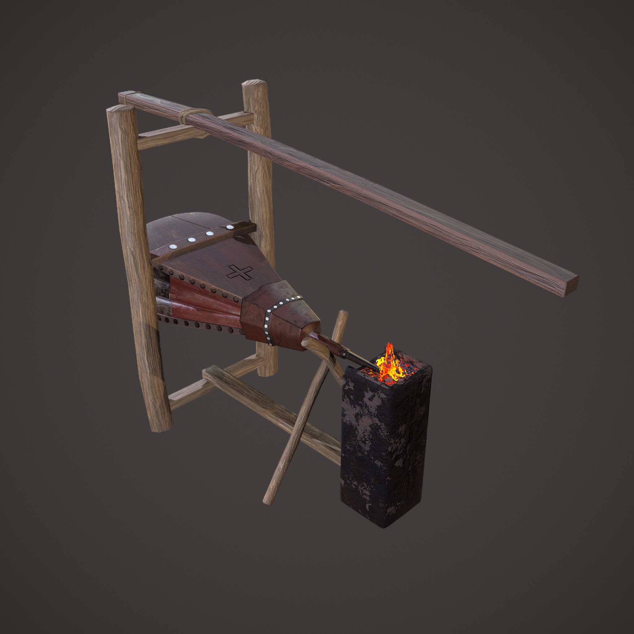 Medieval Bellows - 3D Model by Get Dead Entertainment