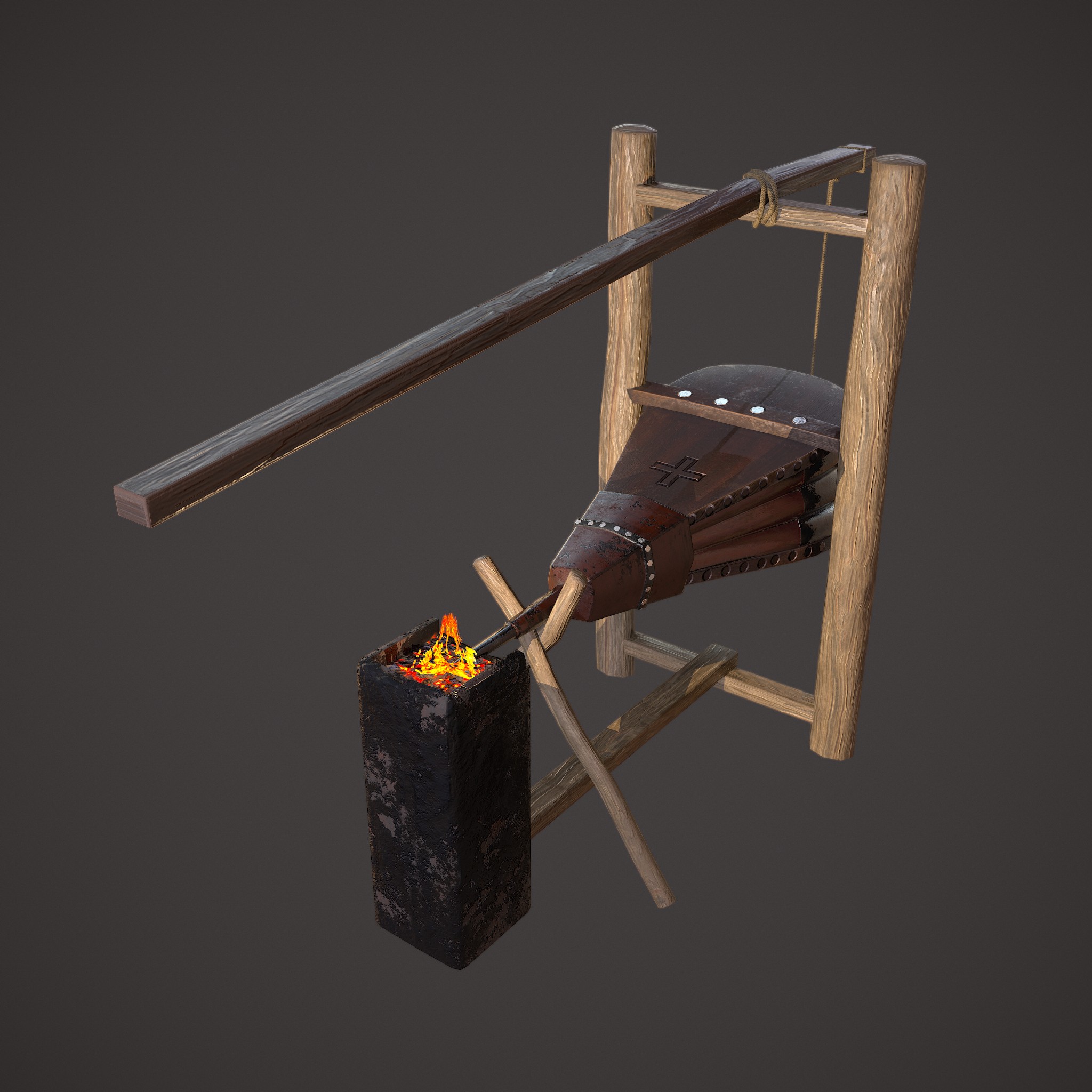 Medieval Bellows - 3D Model by Get Dead Entertainment