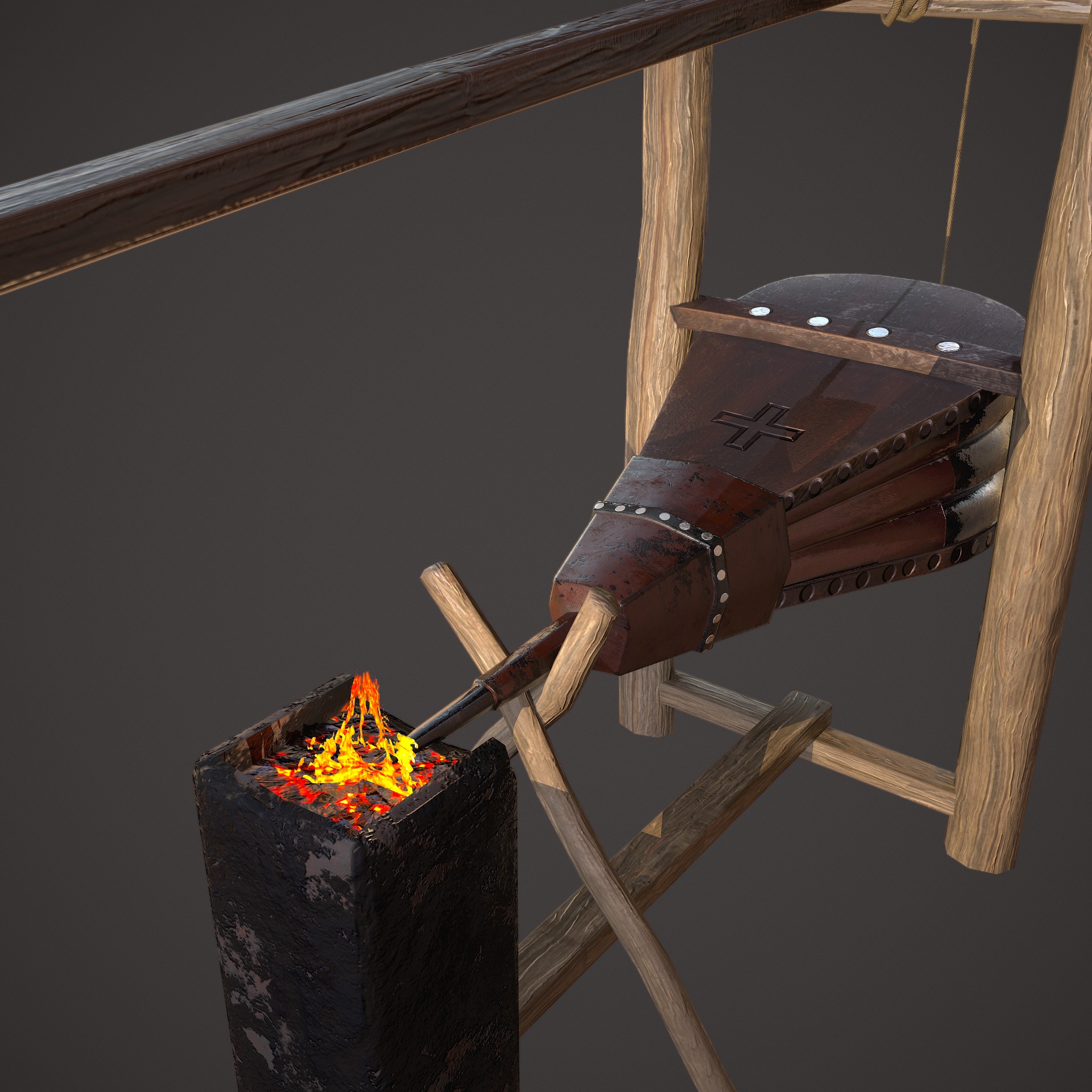 Medieval Bellows - 3D Model by Get Dead Entertainment
