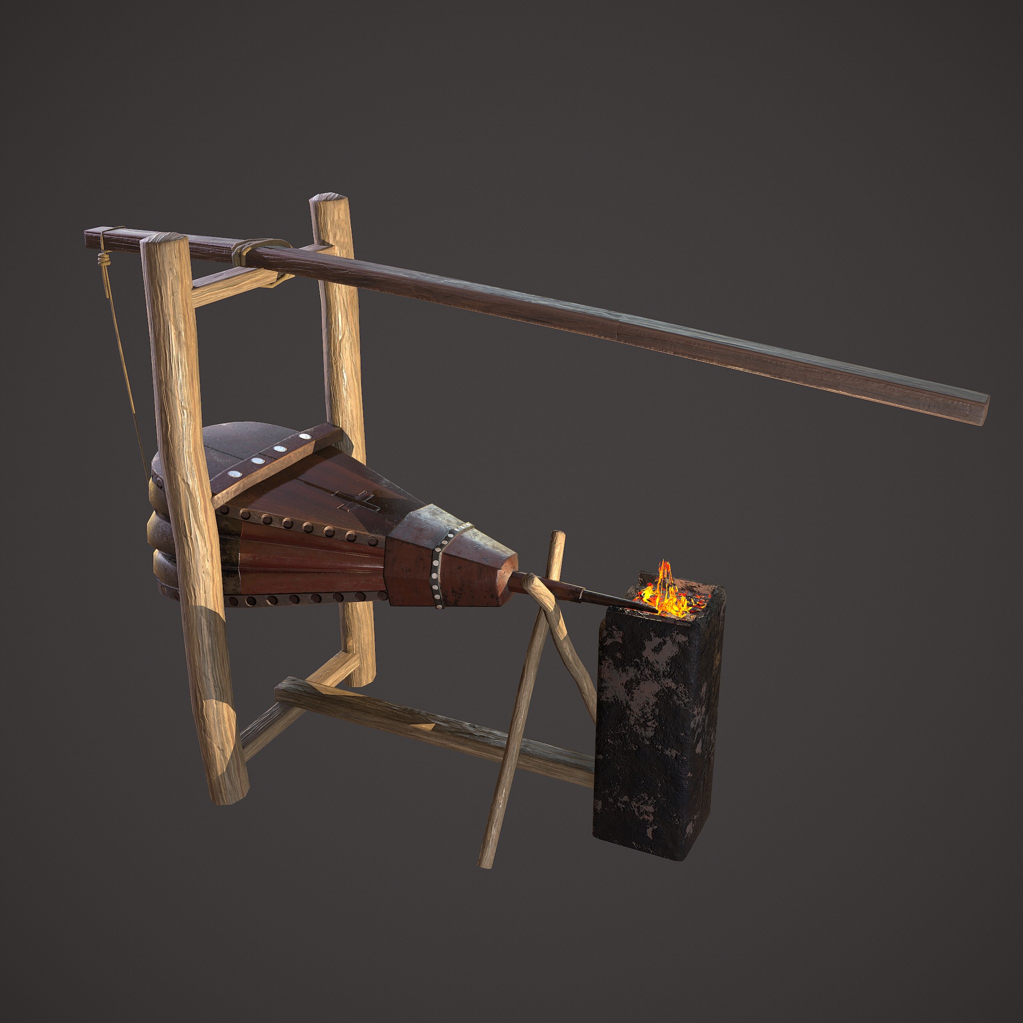 Medieval Bellows - 3D Model by Get Dead Entertainment