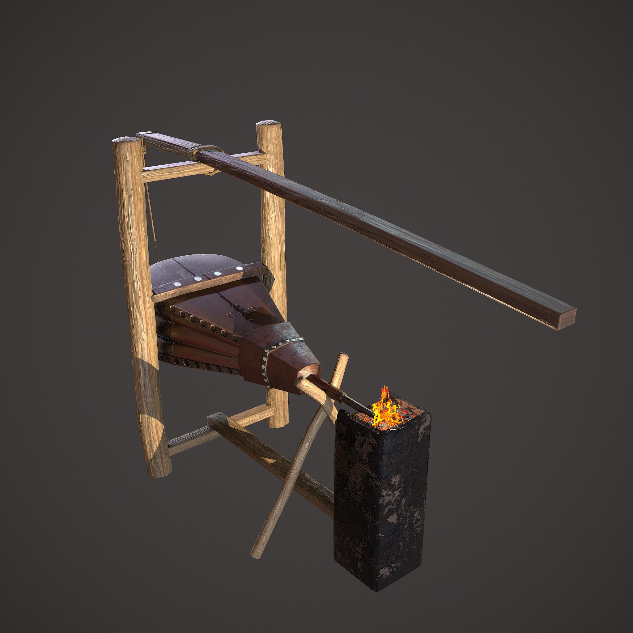 Medieval Bellows - 3D Model by Get Dead Entertainment