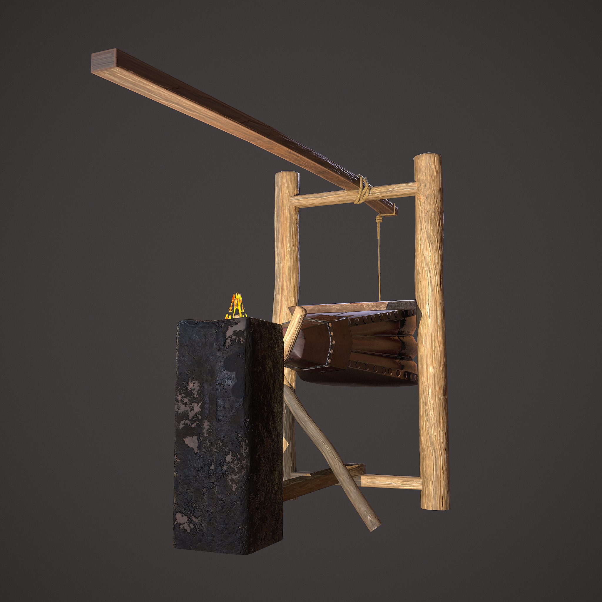 Medieval Bellows - 3D Model by Get Dead Entertainment