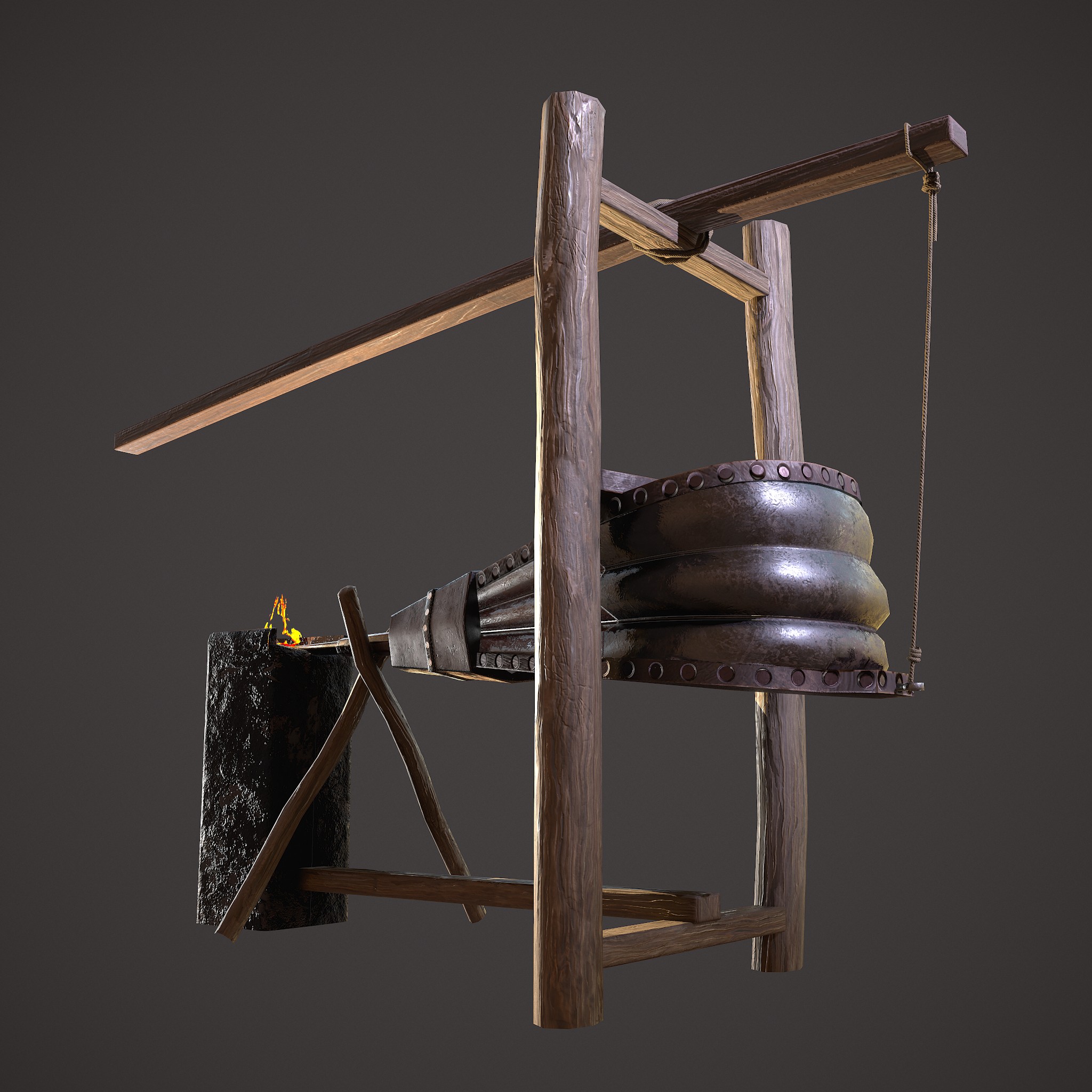 Medieval Bellows - 3D Model by Get Dead Entertainment