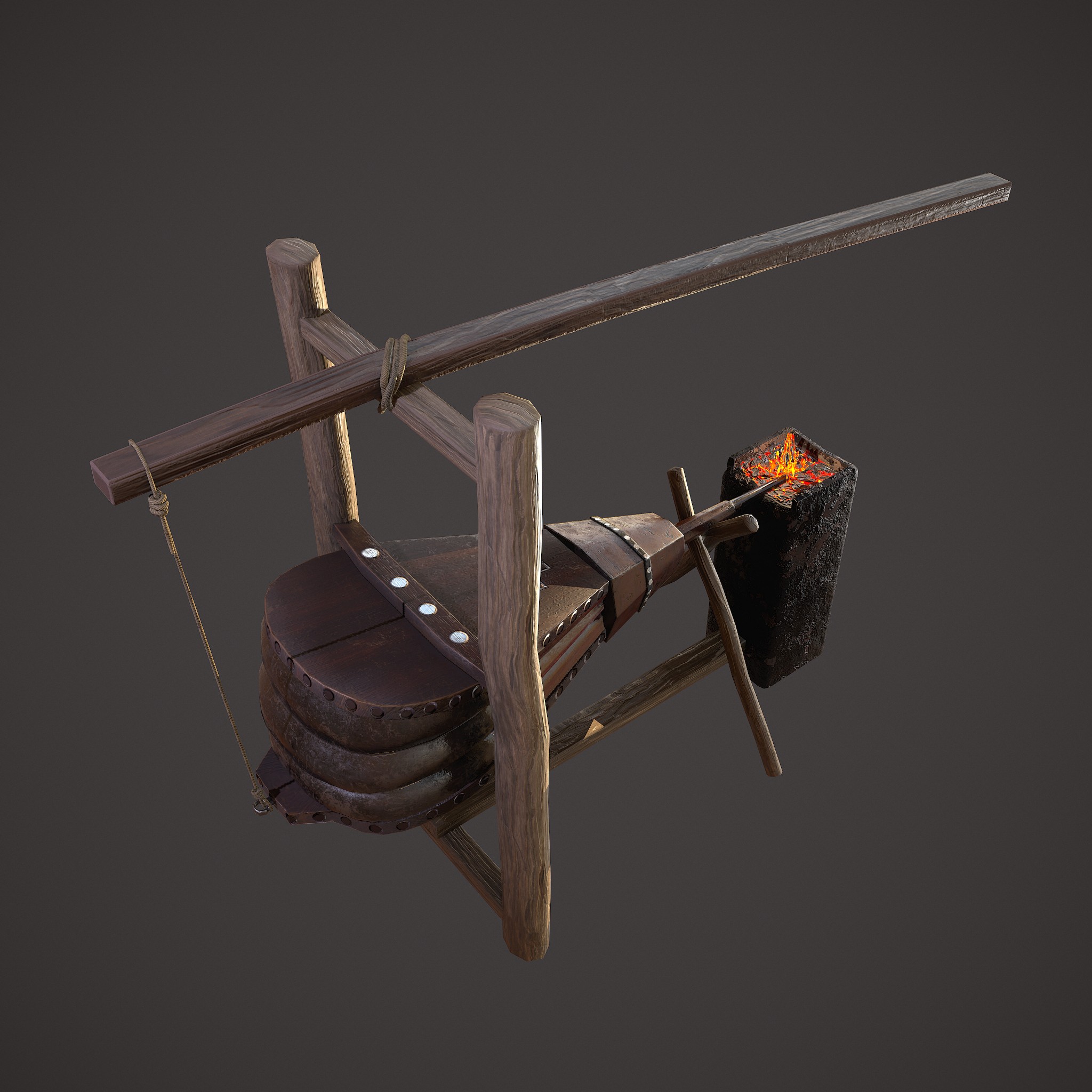 Medieval Bellows - 3D Model by Get Dead Entertainment