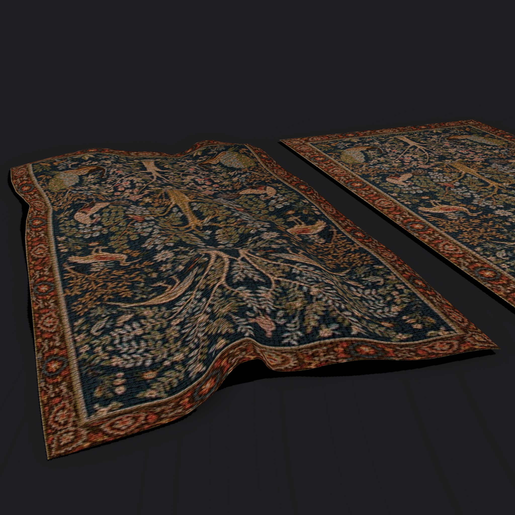 Medieval Bird Tapestry - 3D Model by Get Dead Entertainment
