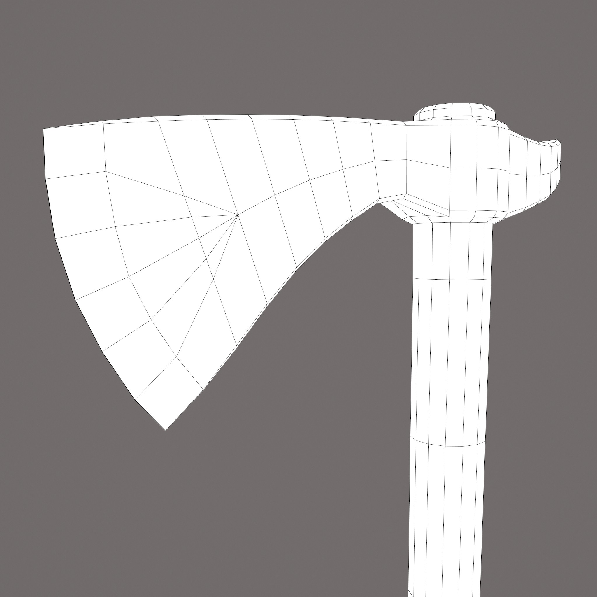 Medieval Blacksmith Ax Hatchet - 3D Model by Get Dead Entertainment