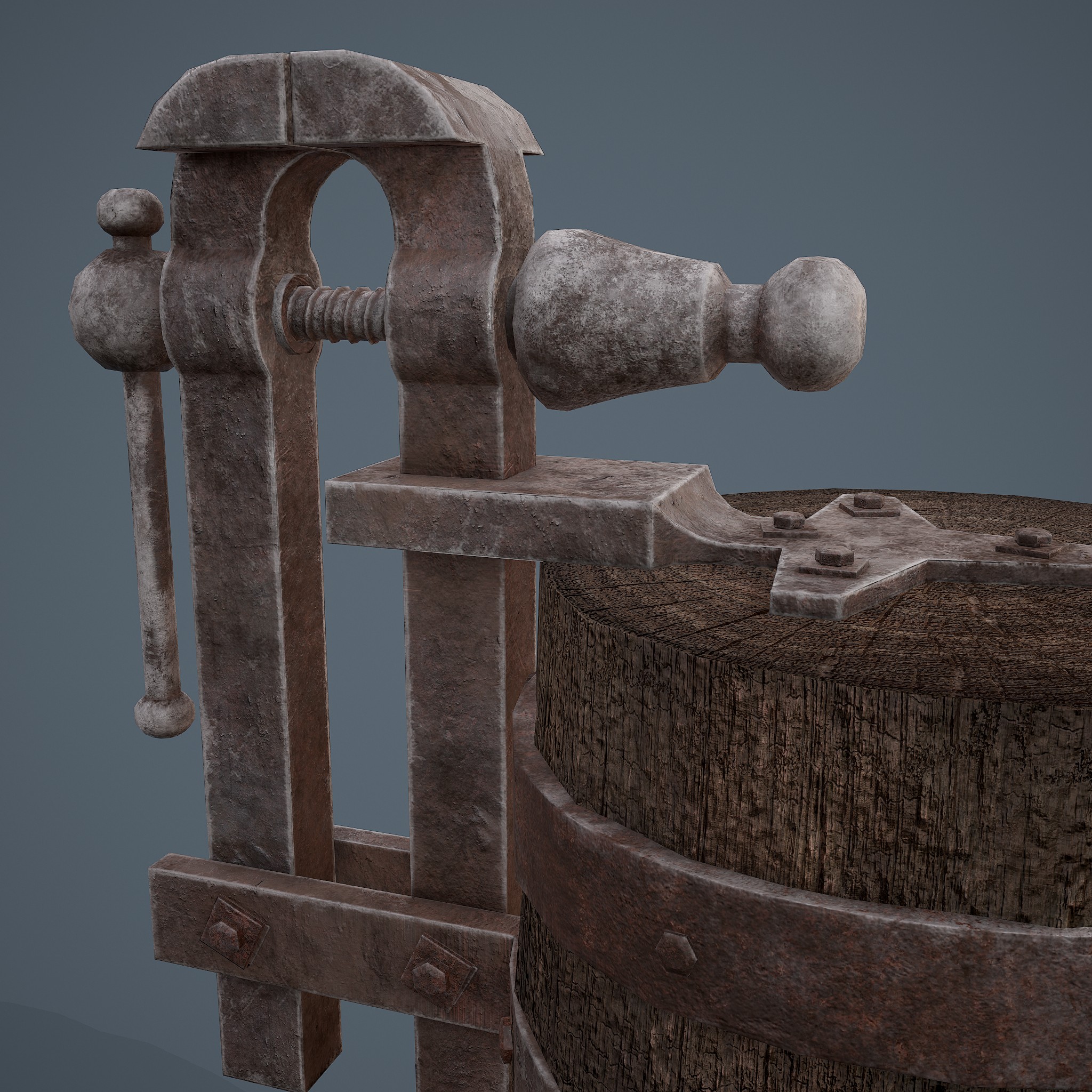 Medieval Blacksmith Vice - Free 3D Model by Get Dead Entertainment