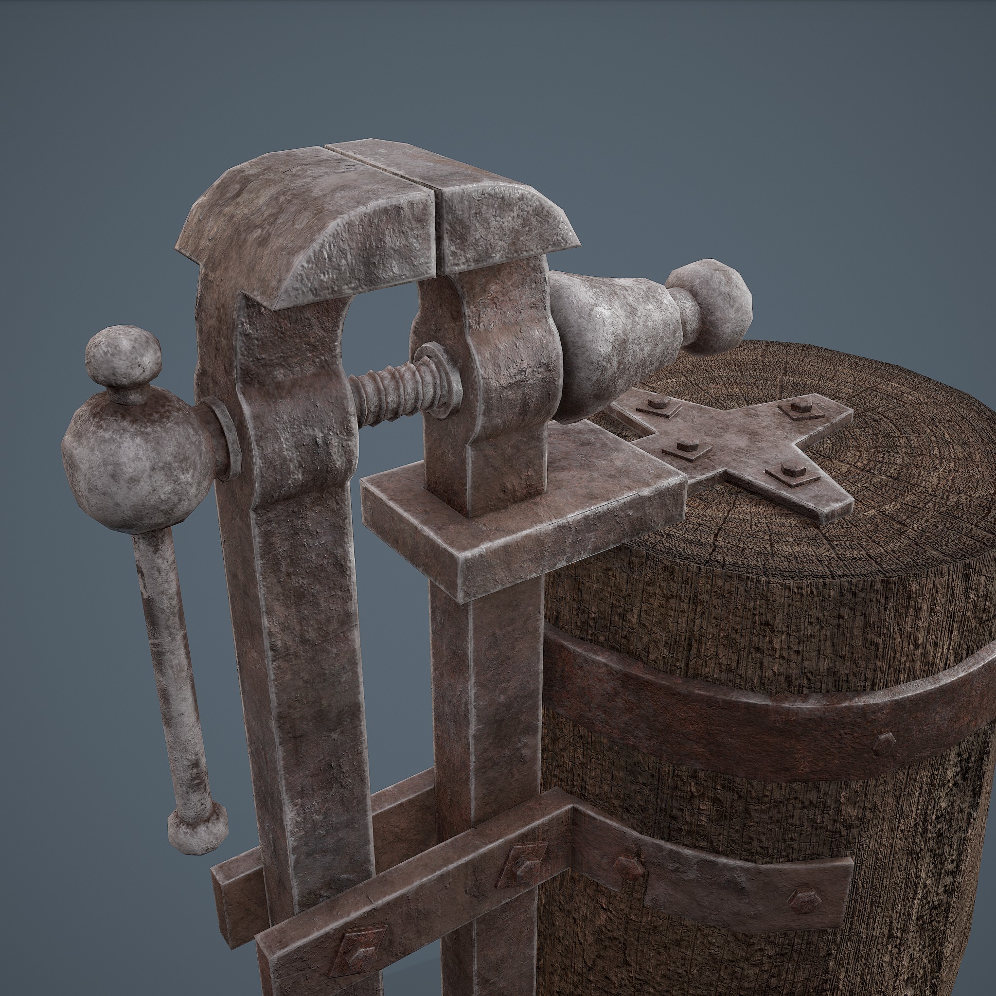 Medieval Blacksmith Vice - Free 3D Model by Get Dead Entertainment