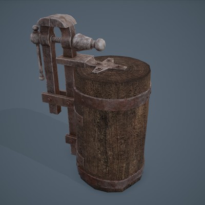 Medieval Blacksmith Vice - Free 3D Model by Get Dead Entertainment