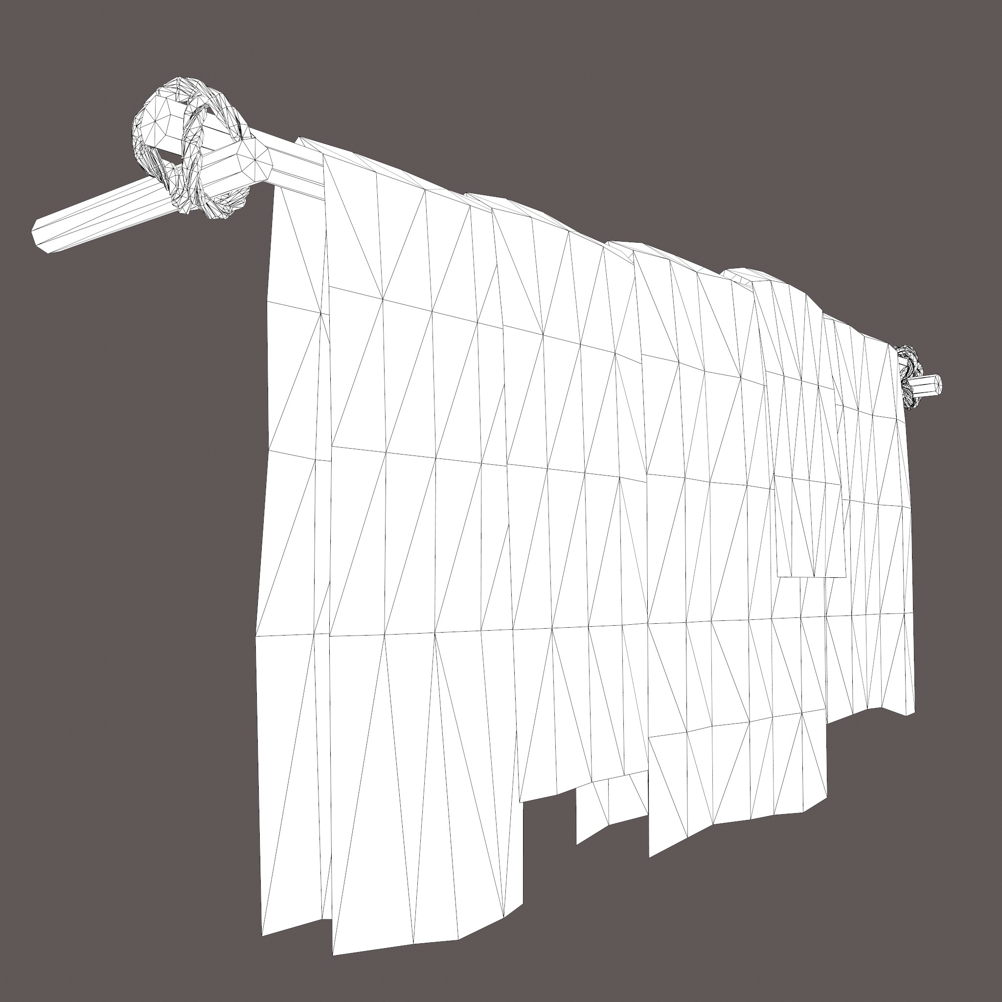 Medieval Blanket Hanger and Bucket - 3D Model by Get Dead Entertainment