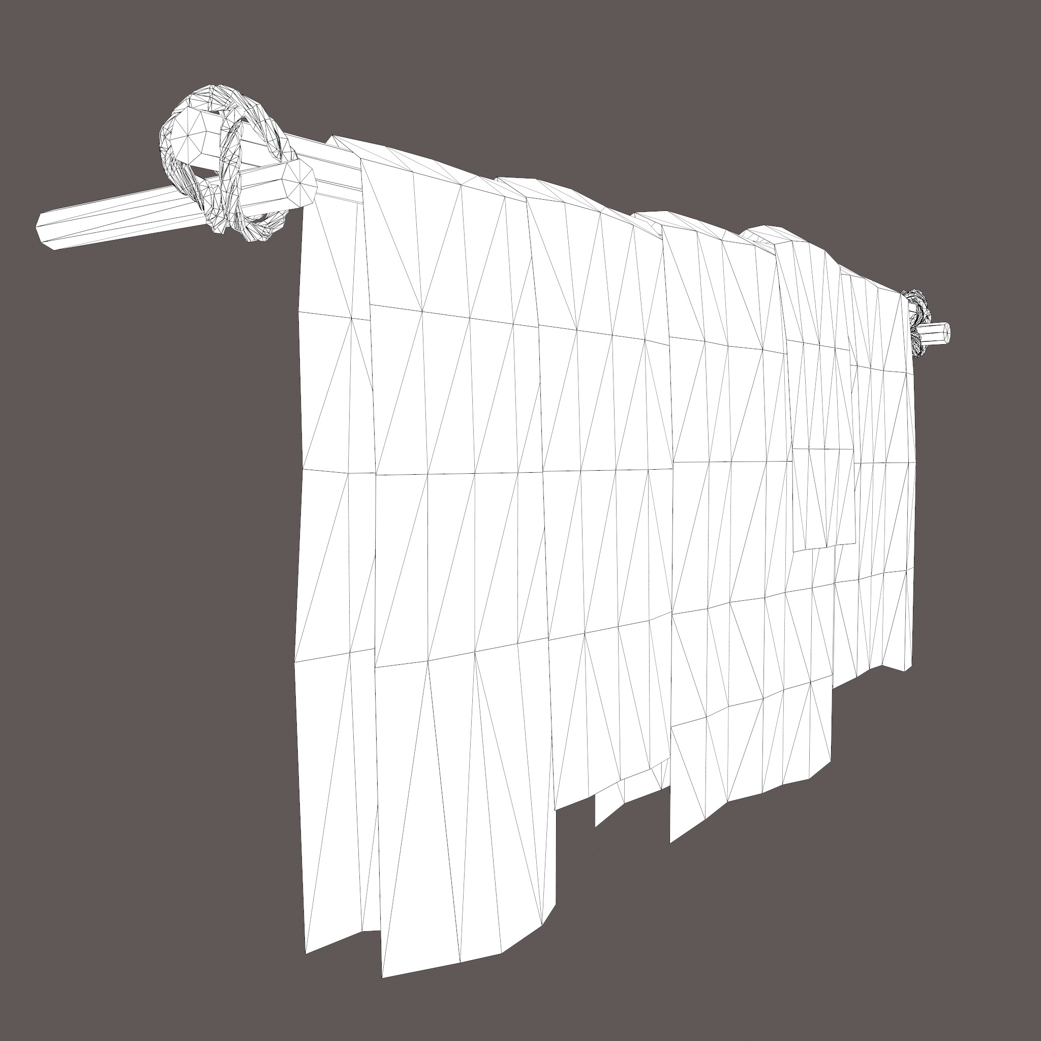 Medieval Blanket Hanger and Bucket - 3D Model by Get Dead Entertainment