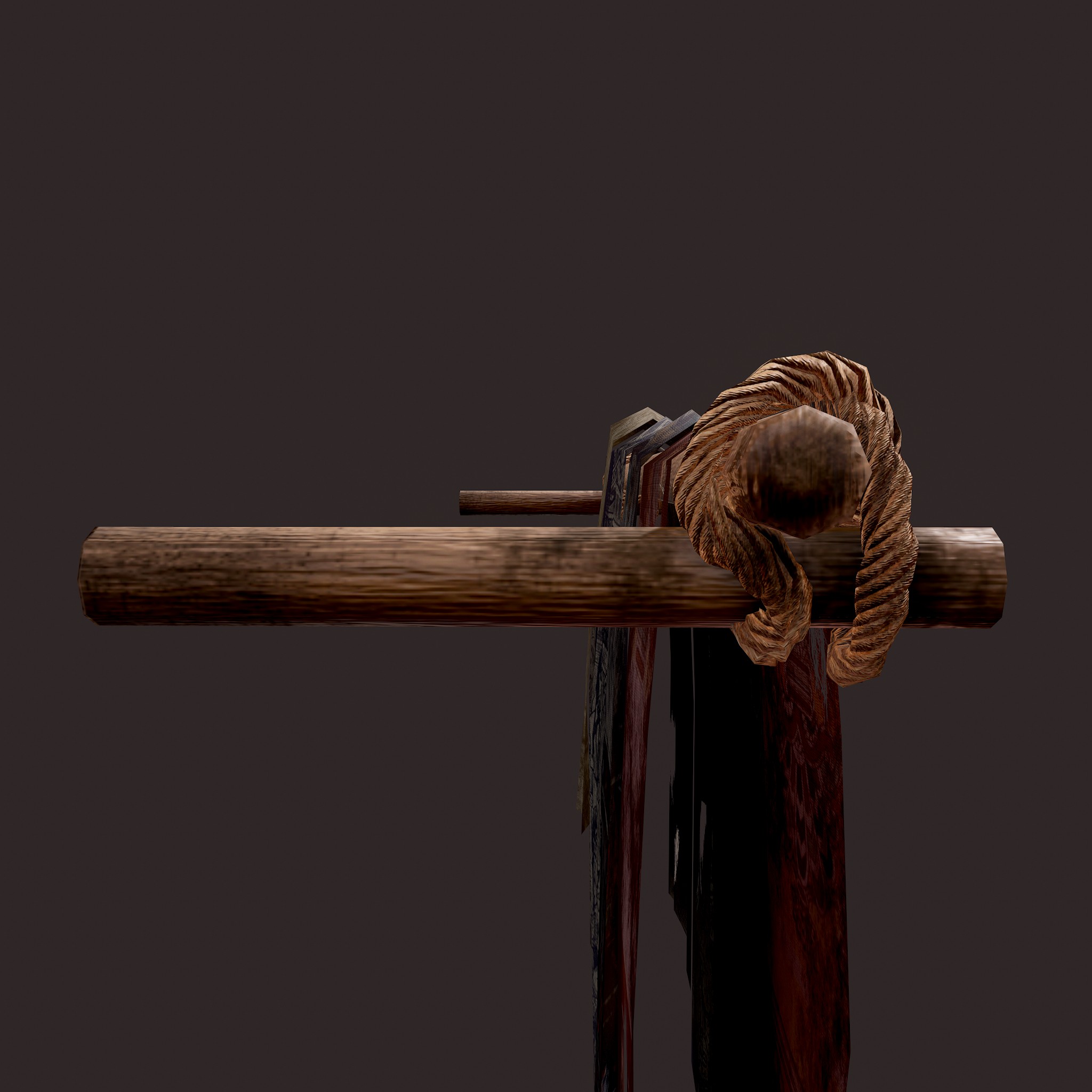 Medieval Blanket Hanger - 3D Model by Get Dead Entertainment