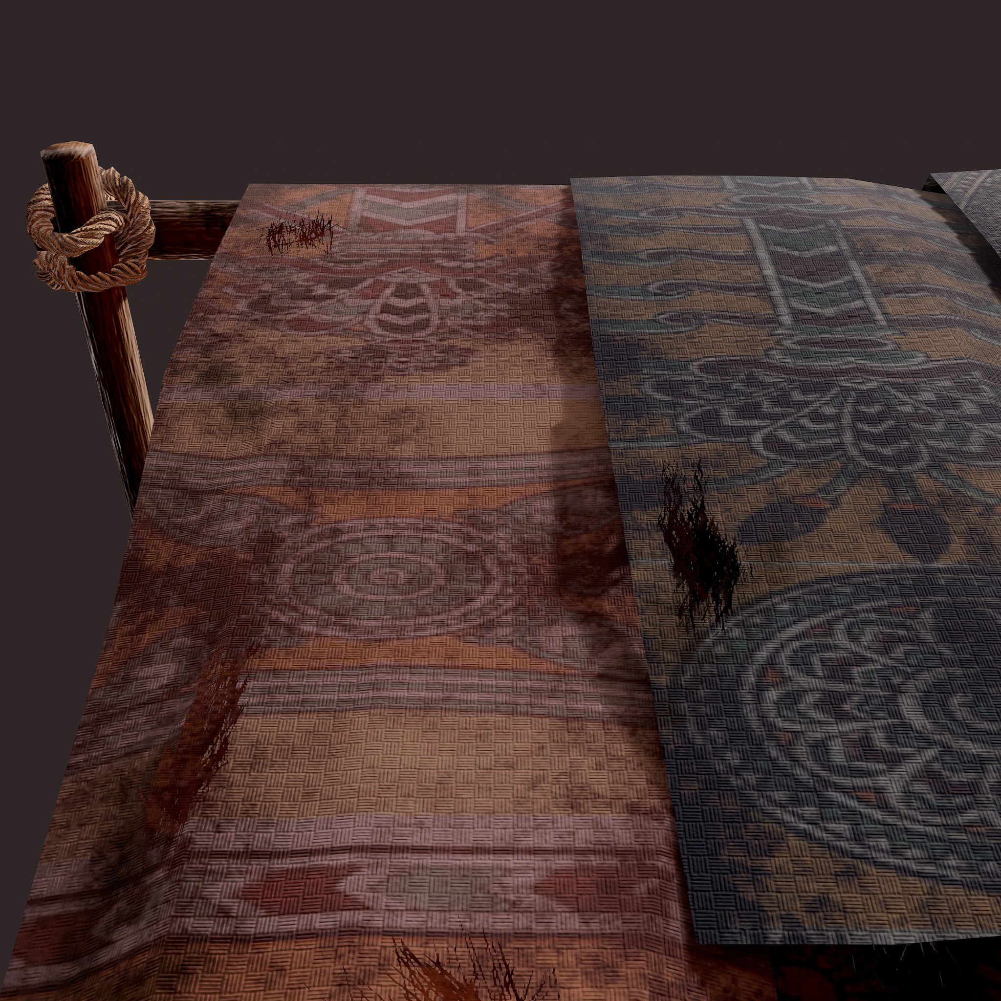 Medieval Blanket Hanger - 3D Model by Get Dead Entertainment
