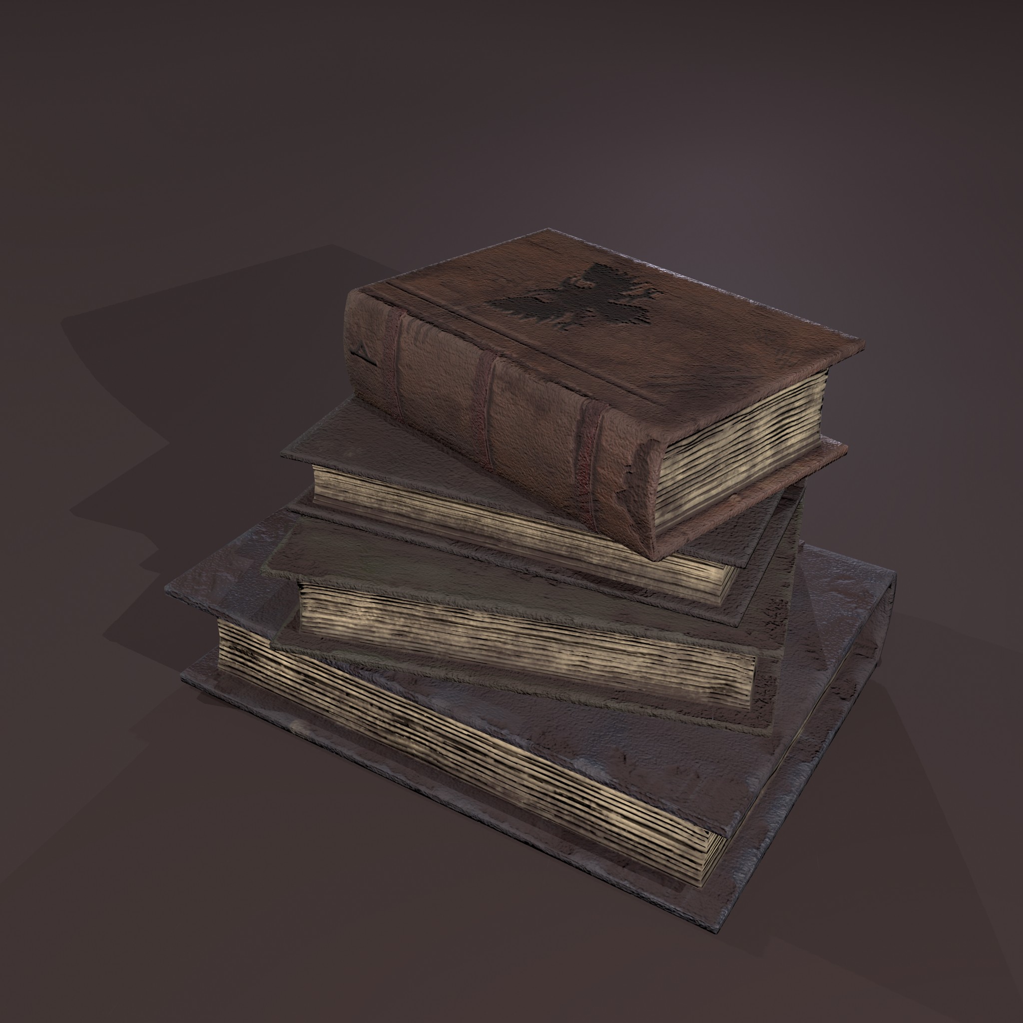 Medieval Book Stack - Free 3D Model by Get Dead Entertainment