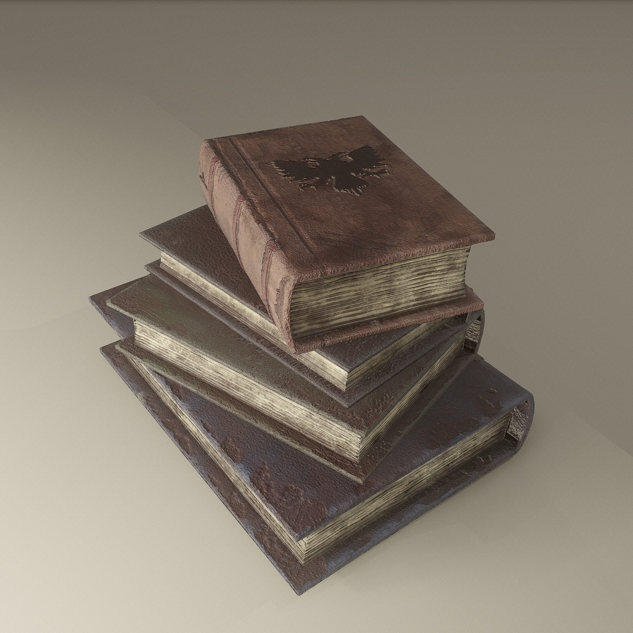 Medieval Book Stack - Free 3D Model by Get Dead Entertainment