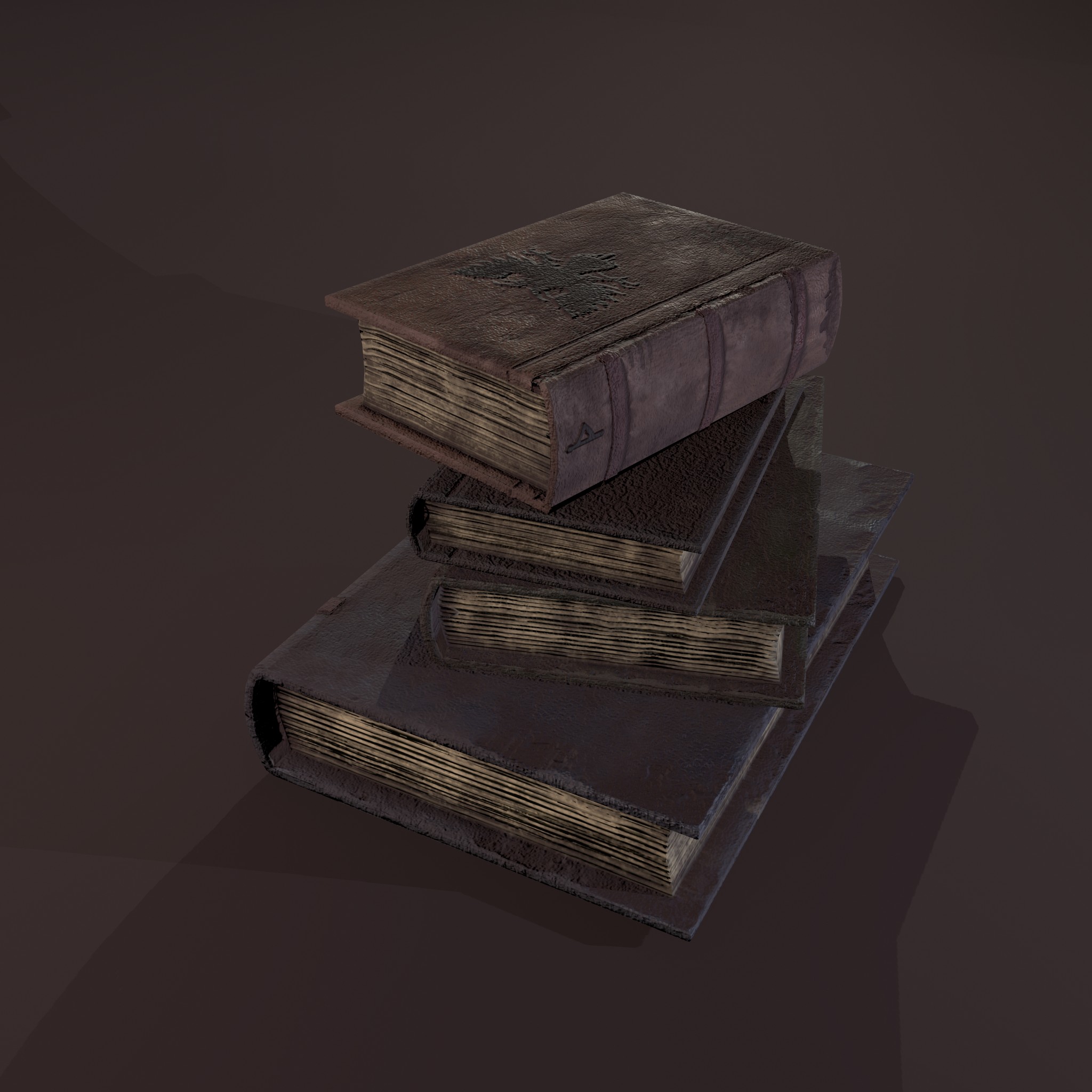 Medieval Book Stack - Free 3D Model by Get Dead Entertainment
