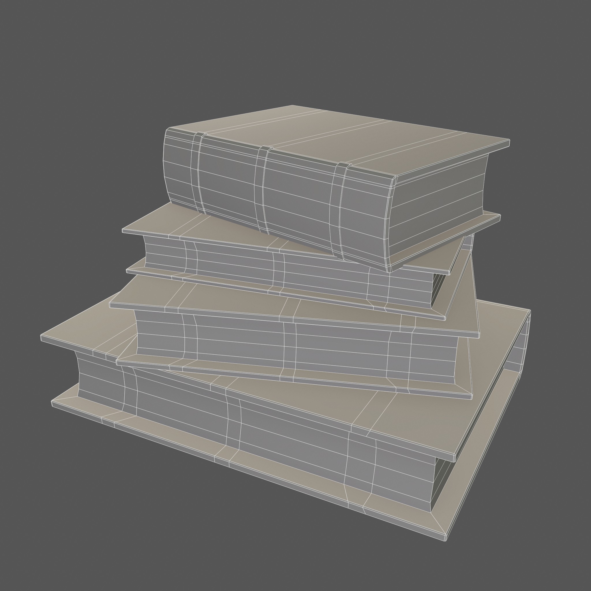 Medieval Book Stack - Free 3D Model by Get Dead Entertainment