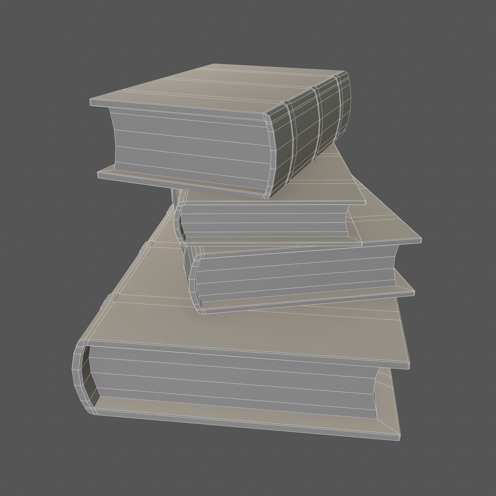 Medieval Book Stack - Free 3D Model by Get Dead Entertainment