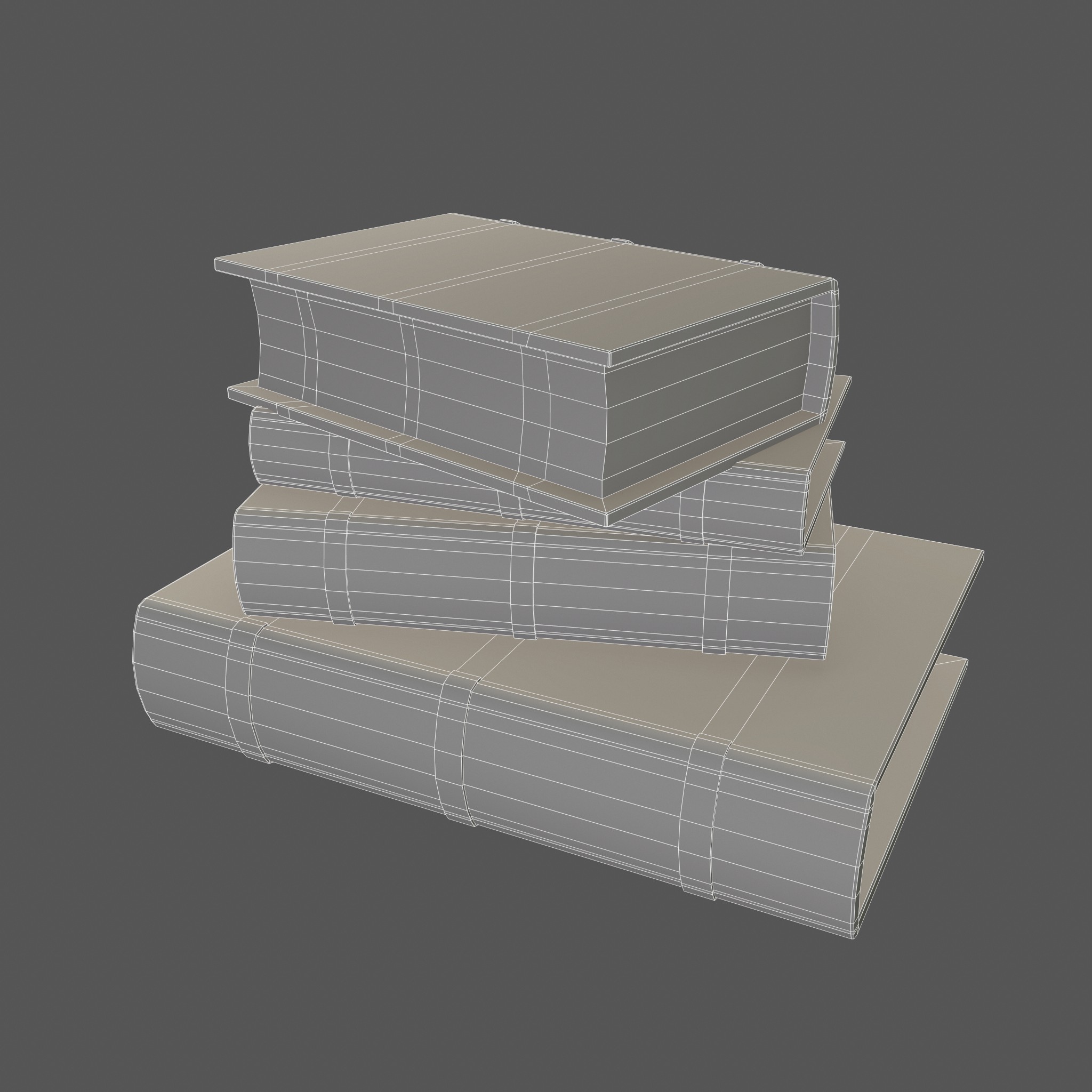 Medieval Book Stack - Free 3D Model by Get Dead Entertainment