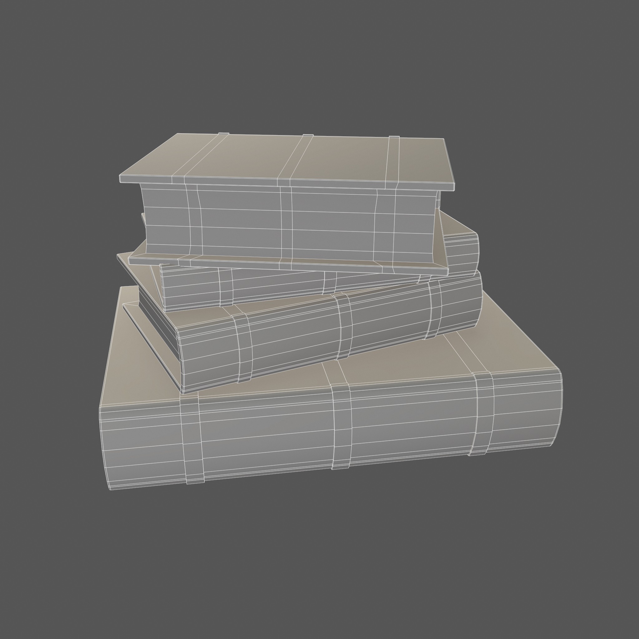 Medieval Book Stack - Free 3D Model by Get Dead Entertainment