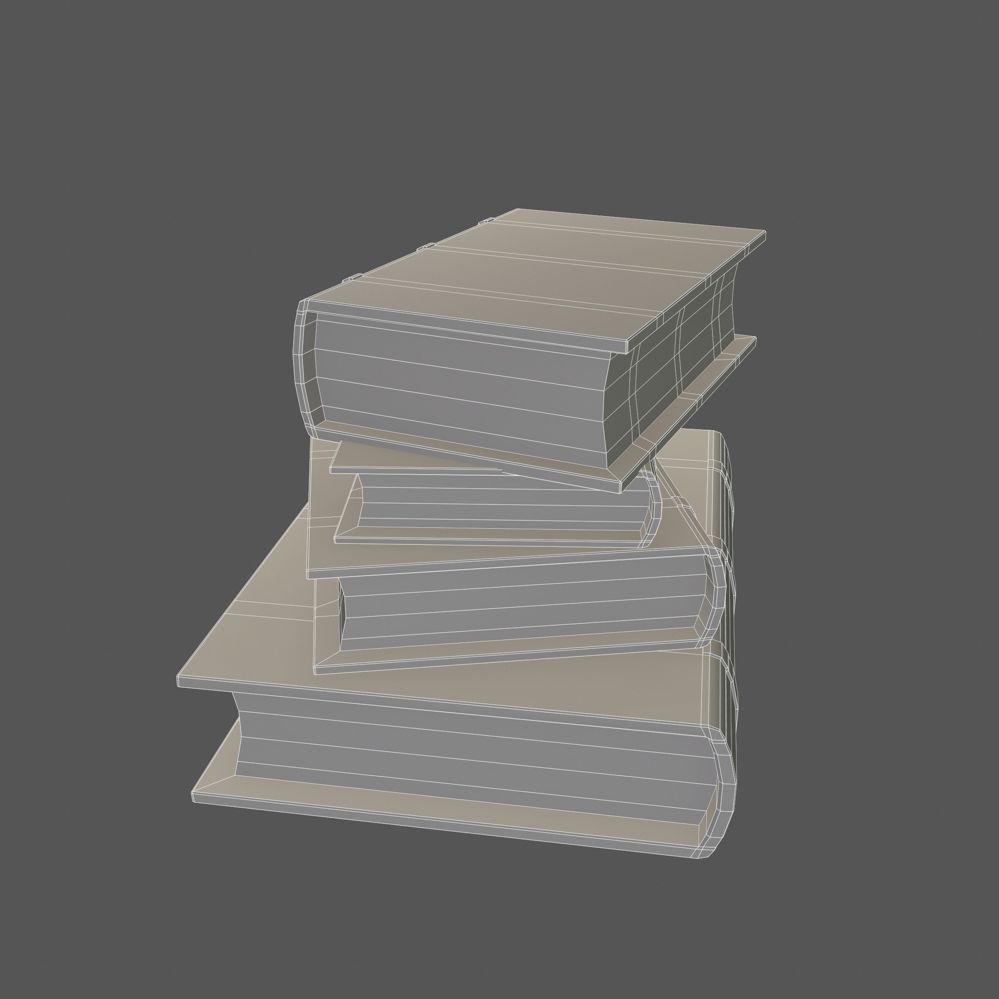 Medieval Book Stack - Free 3D Model by Get Dead Entertainment