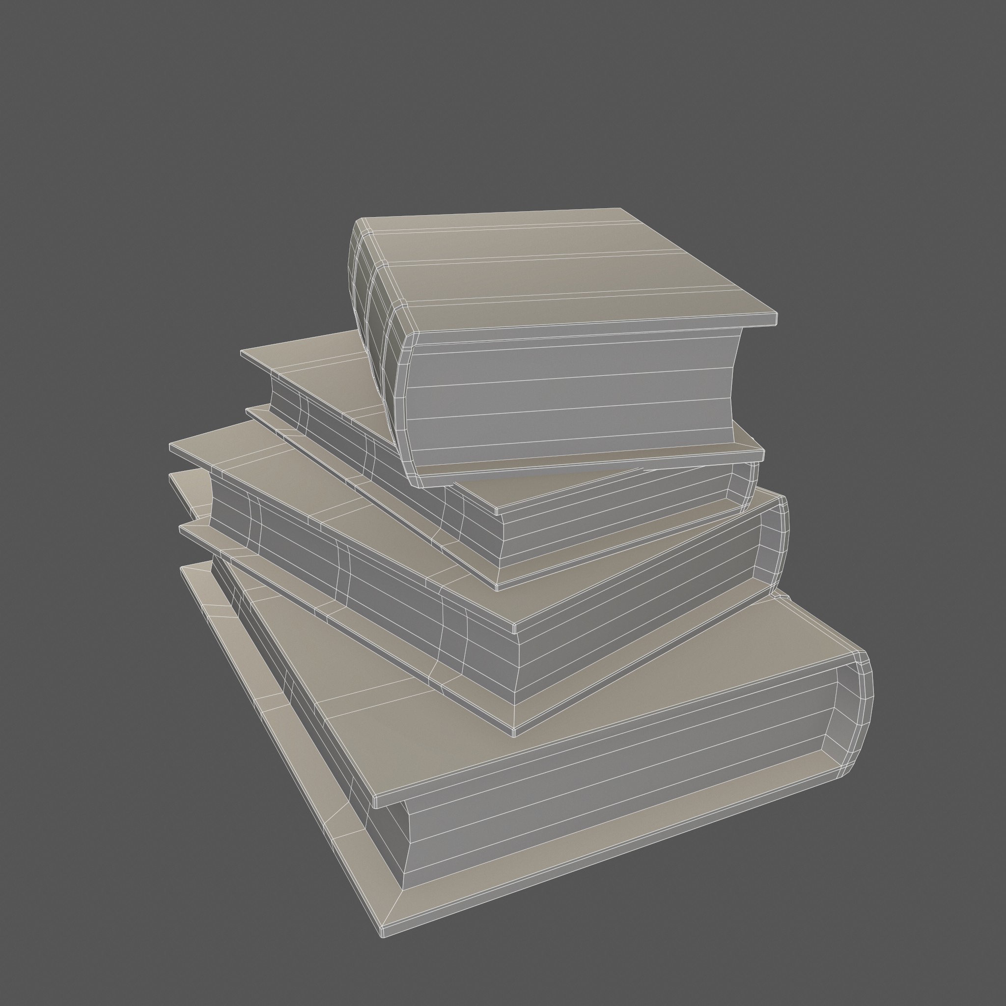 Medieval Book Stack - Free 3D Model by Get Dead Entertainment