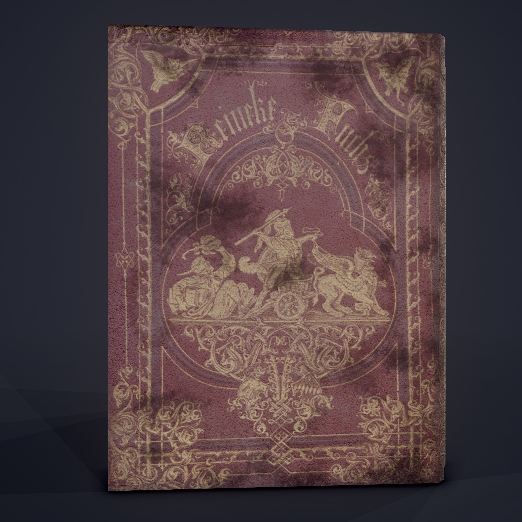 Medieval Books Row 1 Design 1 - 3D Model by Get Dead Entertainment