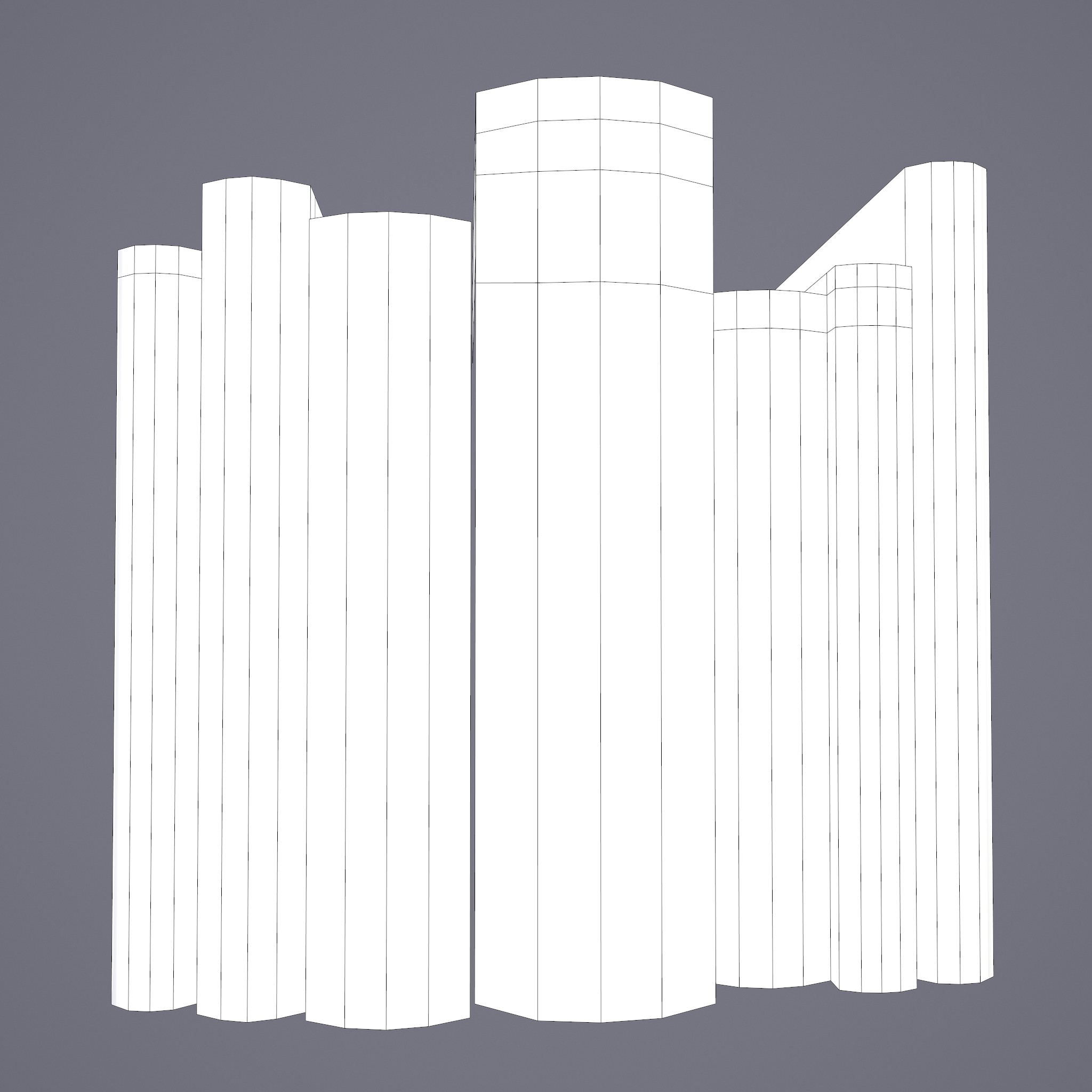 Medieval Books Row 3 Design 3 - 3D Model by Get Dead Entertainment