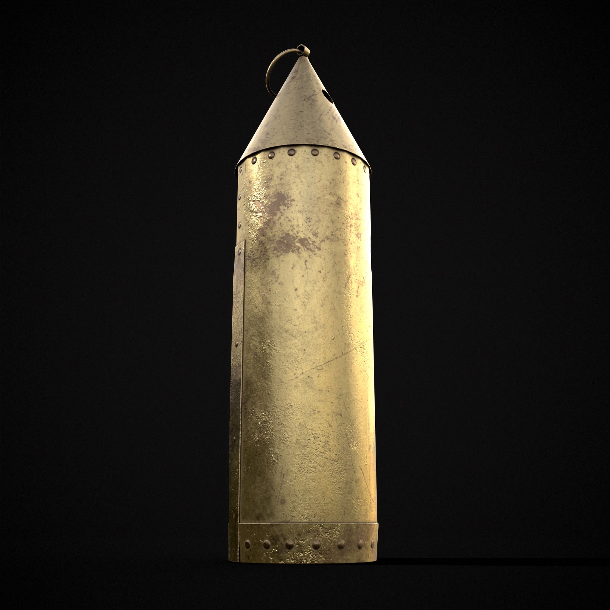 Medieval Brass Candle Holder - 3D Model by Get Dead Entertainment
