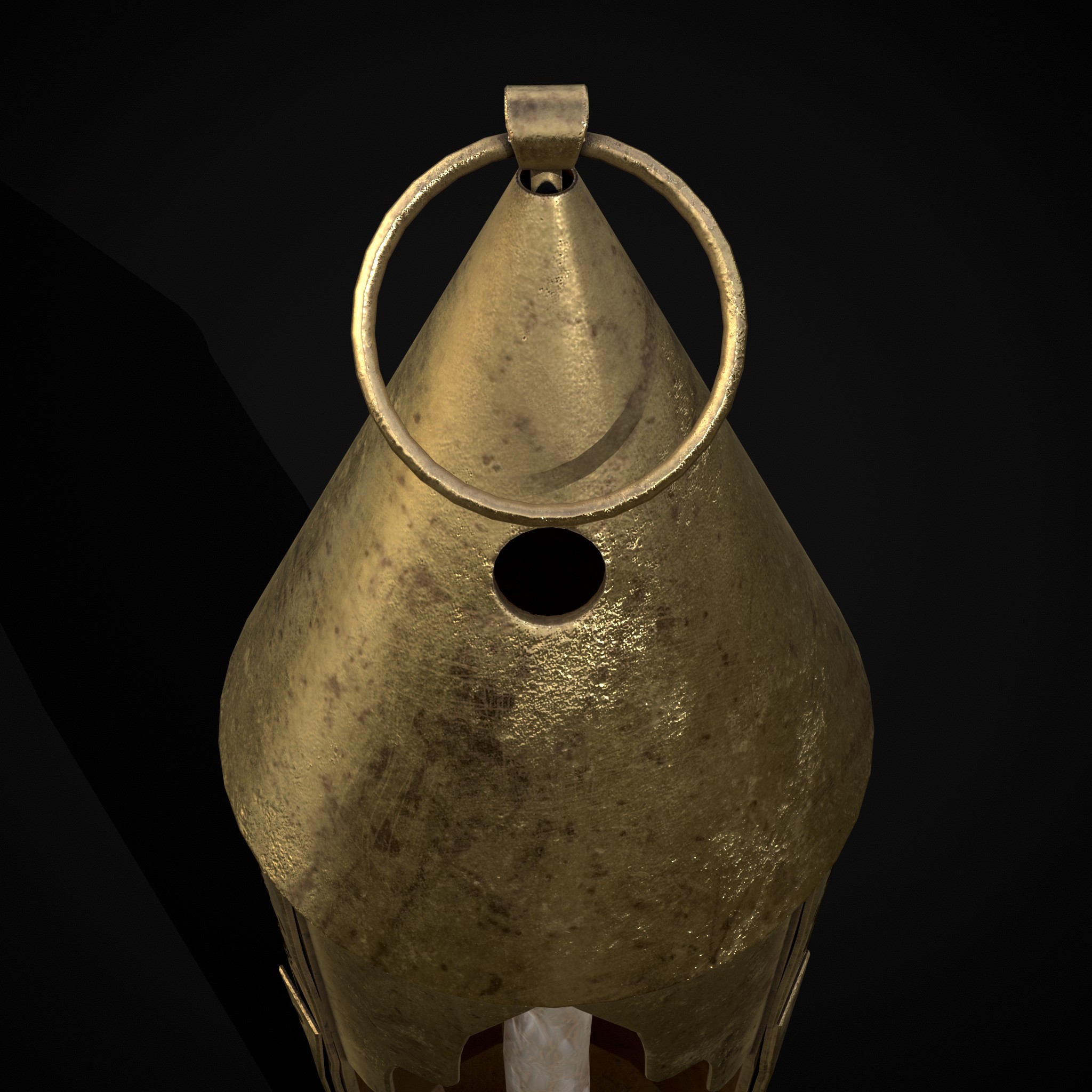 Medieval Brass Candle Holder - 3D Model by Get Dead Entertainment