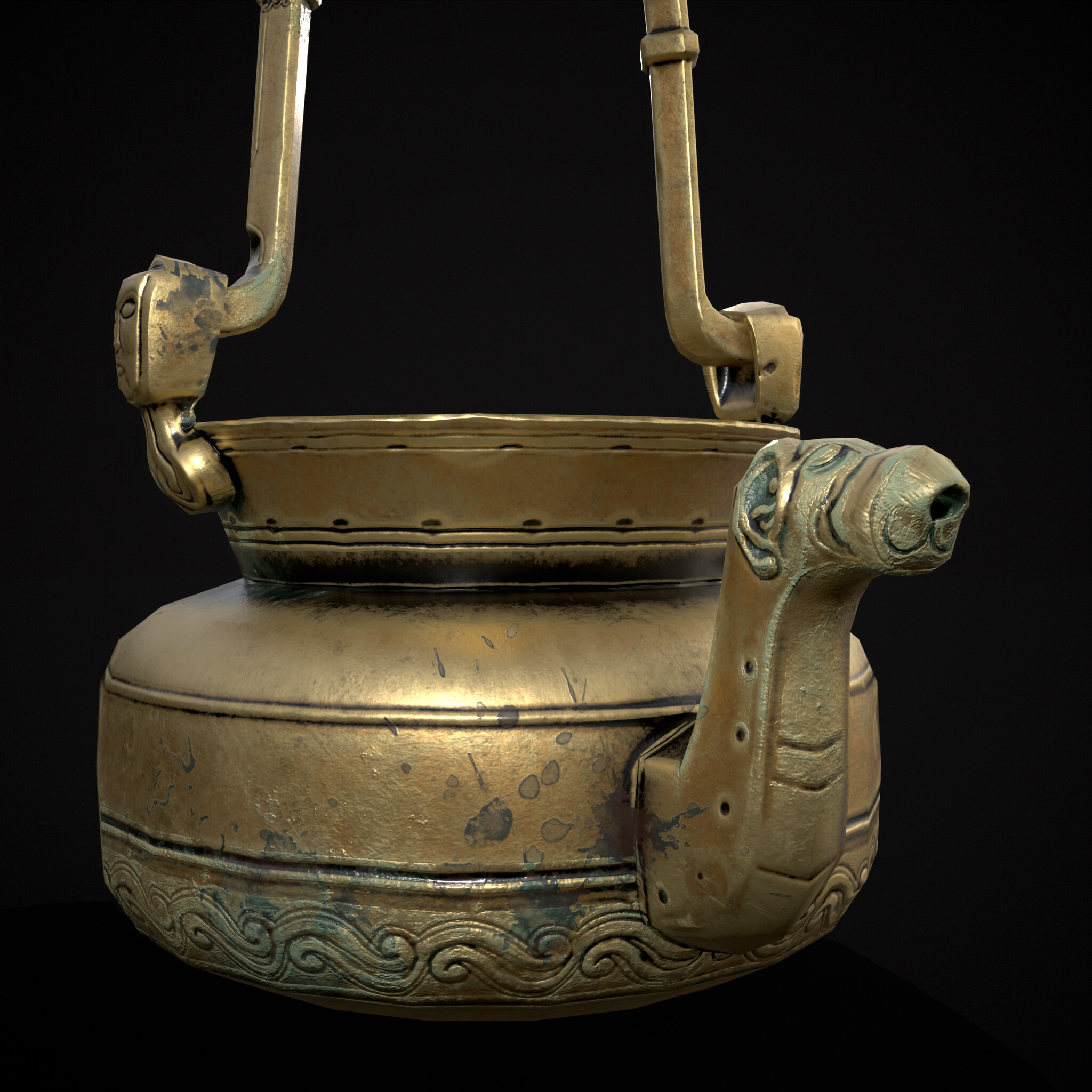 Medieval Brass Laver - 3D Model by Get Dead Entertainment