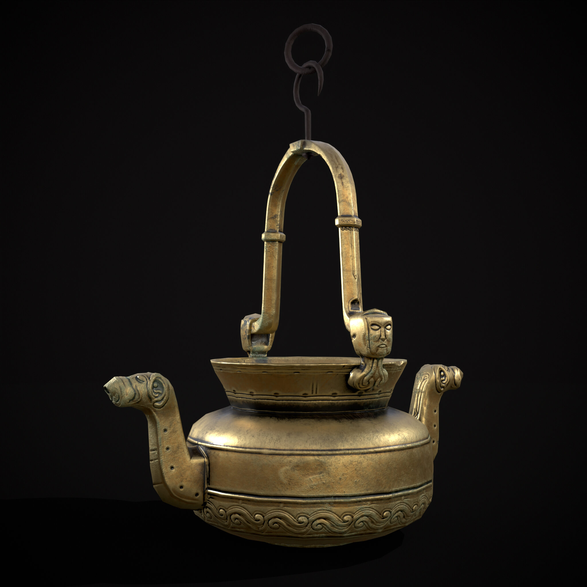 Medieval Brass Laver - 3D Model by Get Dead Entertainment