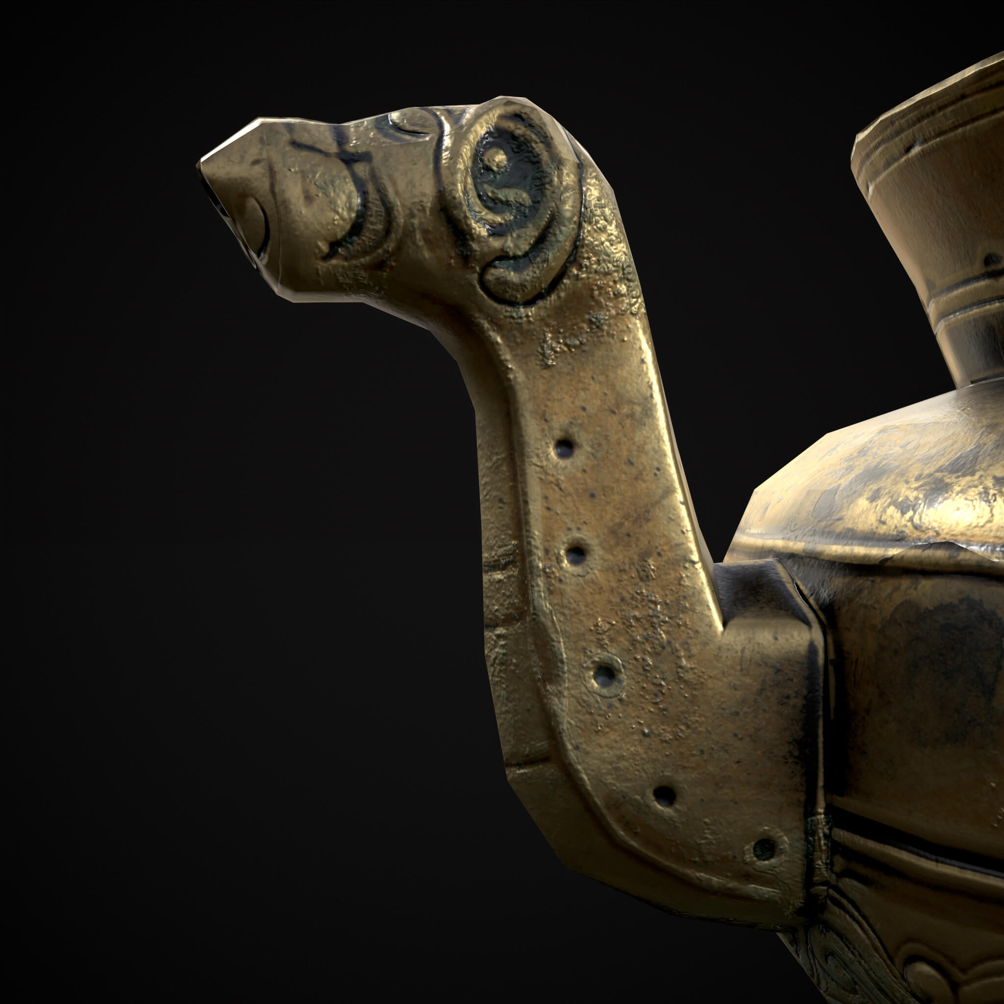 Medieval Brass Laver - 3D Model by Get Dead Entertainment