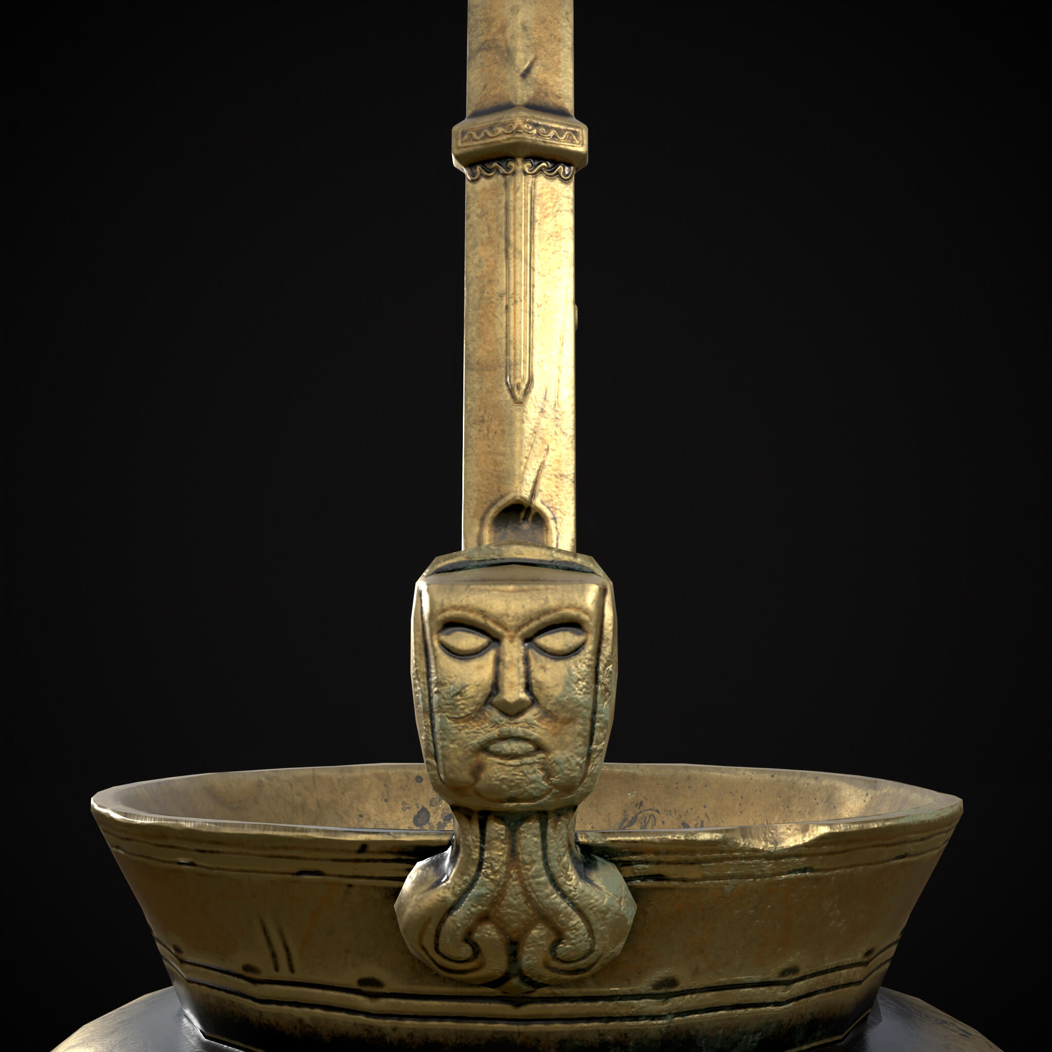 Medieval Brass Laver - 3D Model by Get Dead Entertainment
