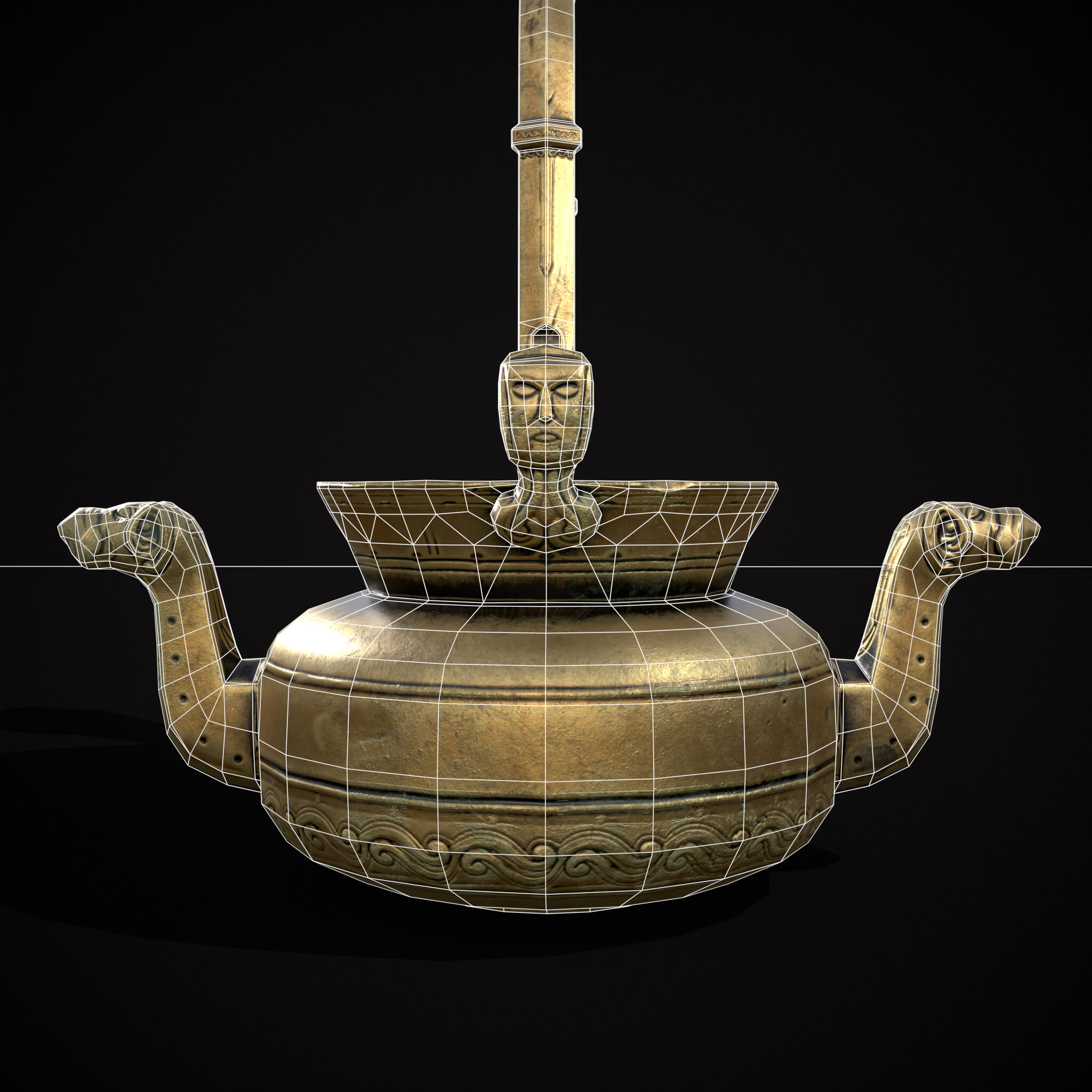 Medieval Brass Laver - 3D Model by Get Dead Entertainment