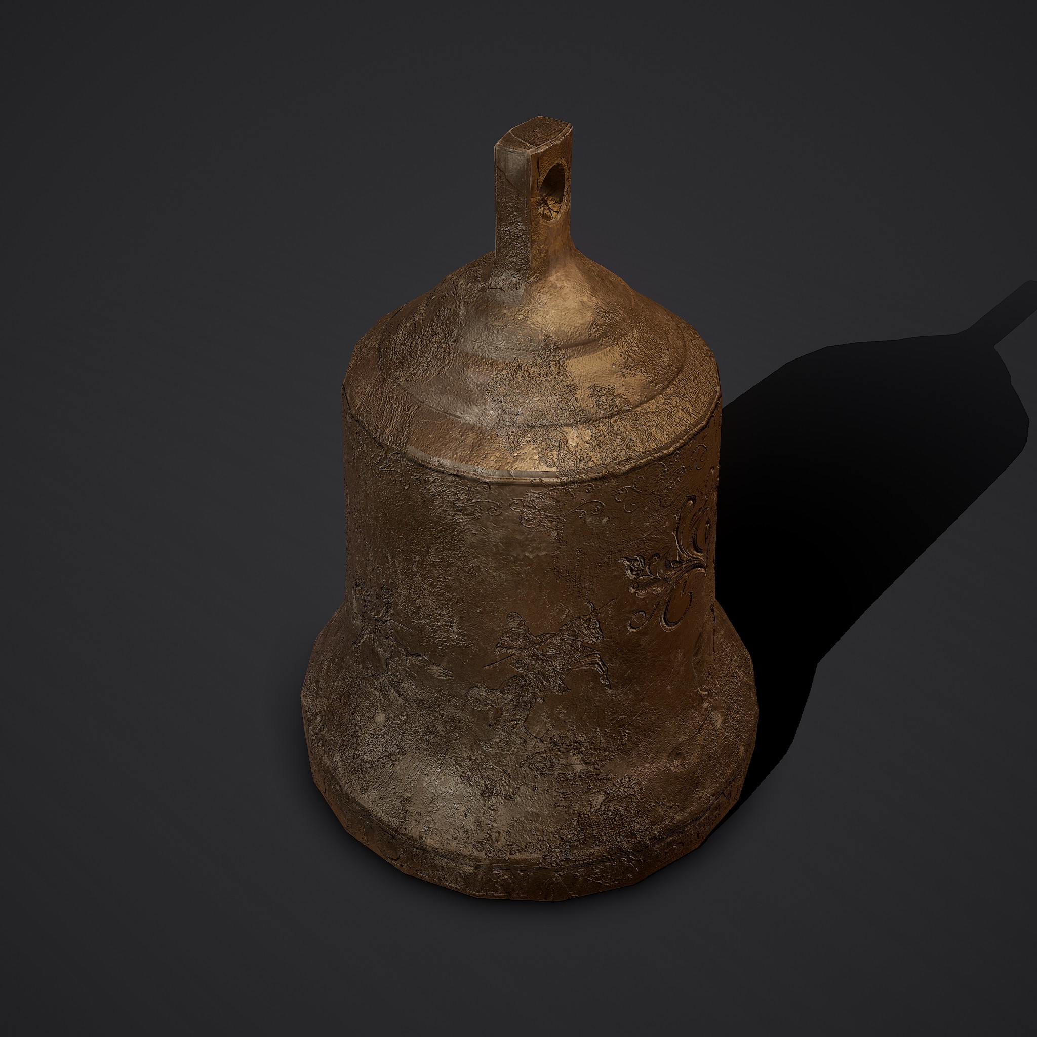 Medieval Bronze Bell - 3D Model by Get Dead Entertainment