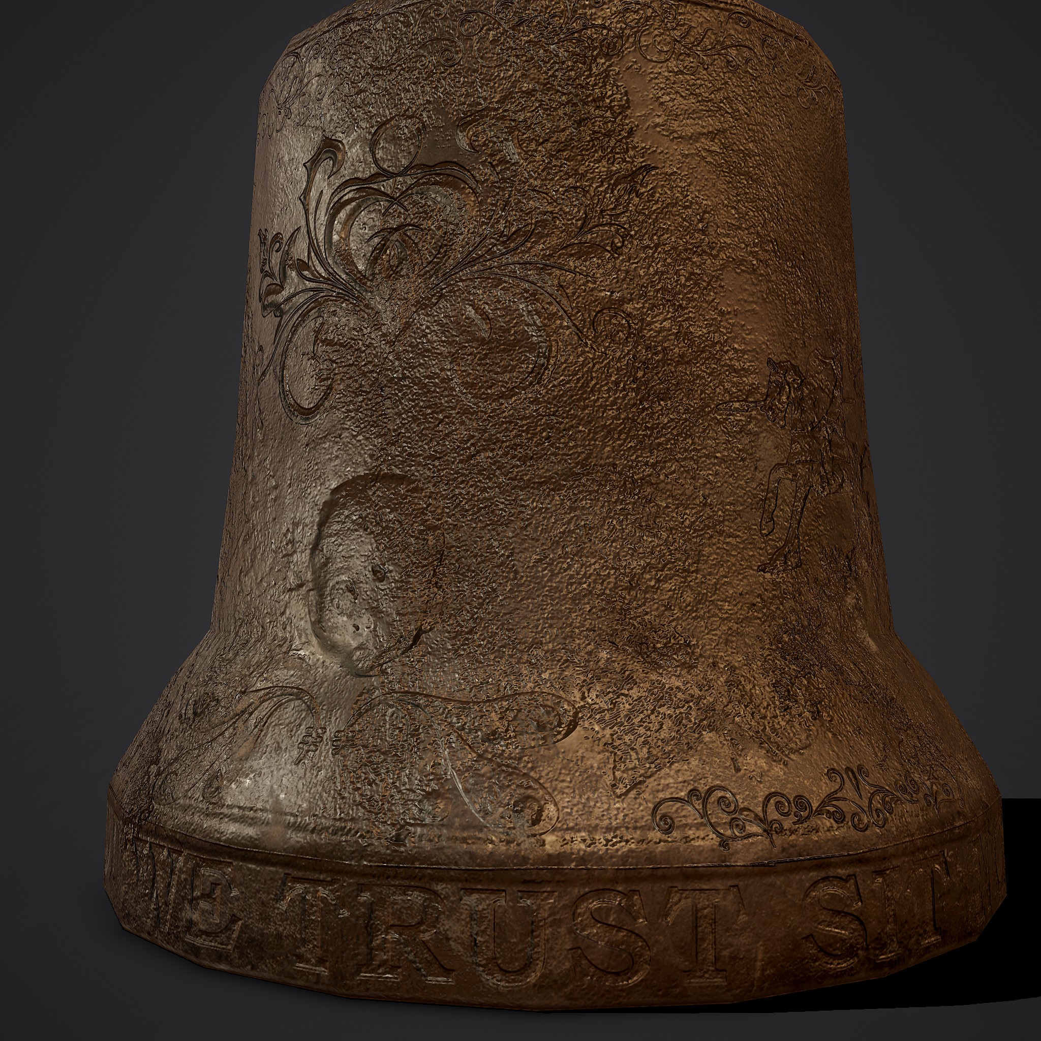 Medieval Bronze Bell - 3D Model by Get Dead Entertainment