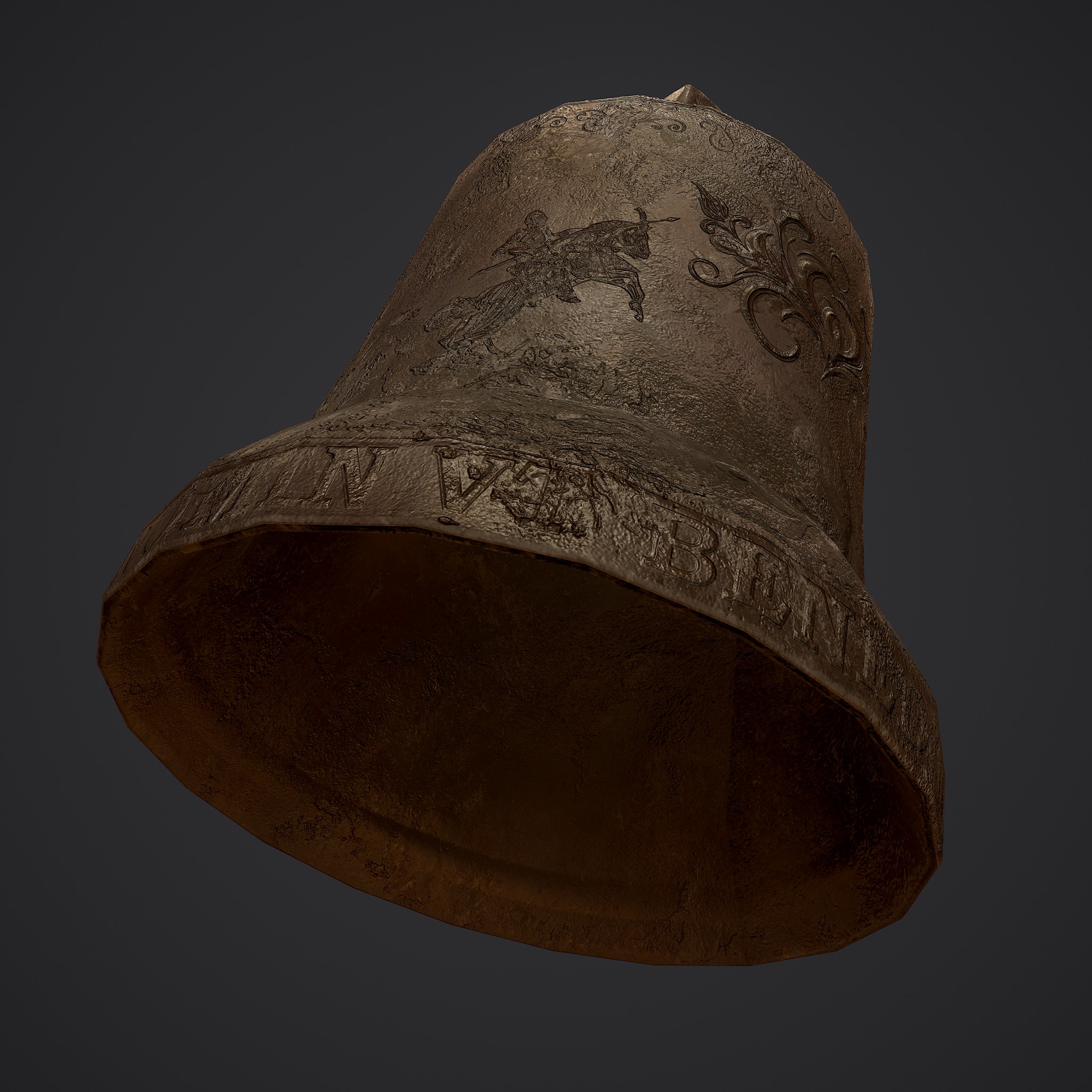 Medieval Bronze Bell - 3D Model by Get Dead Entertainment