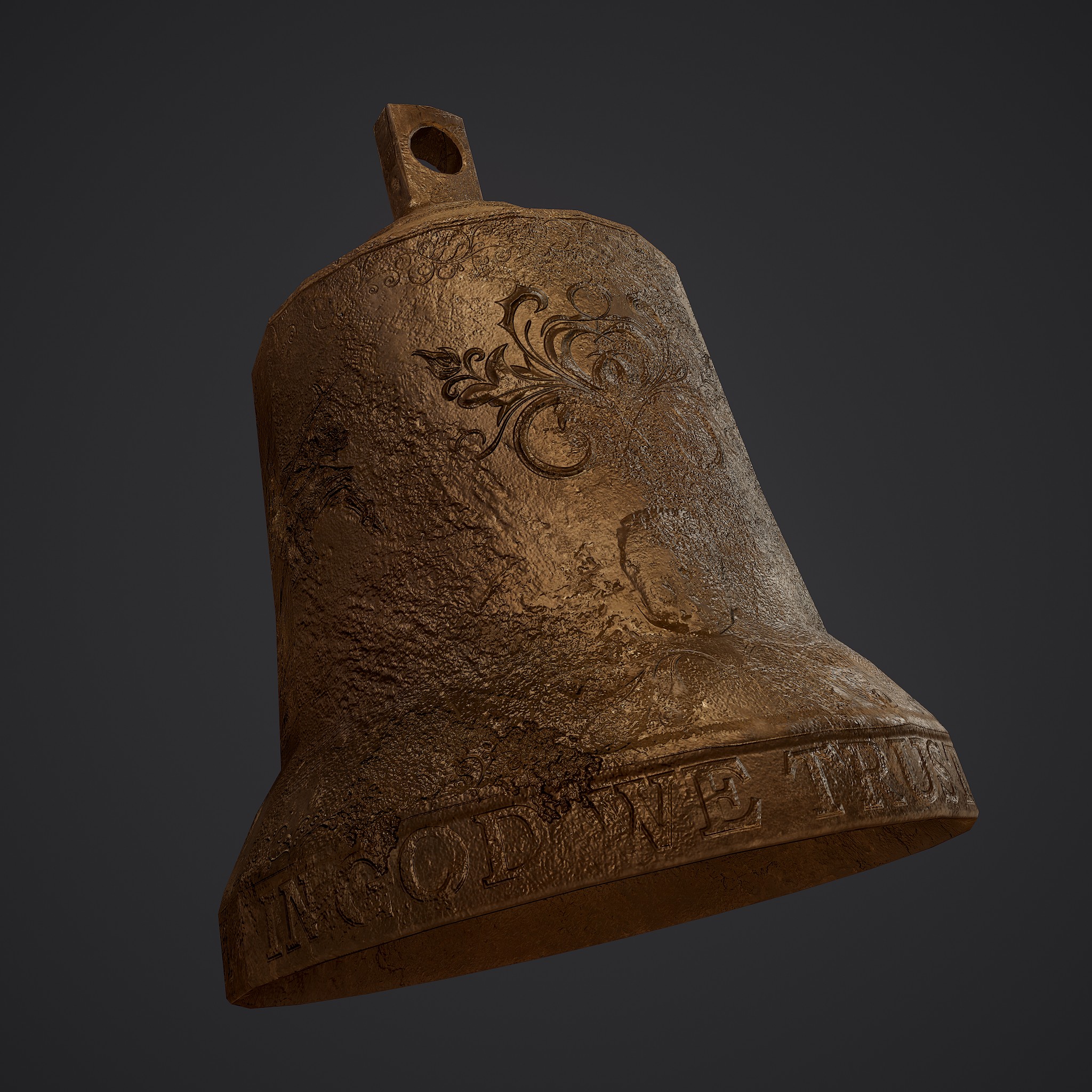 Medieval Bronze Bell - 3D Model by Get Dead Entertainment