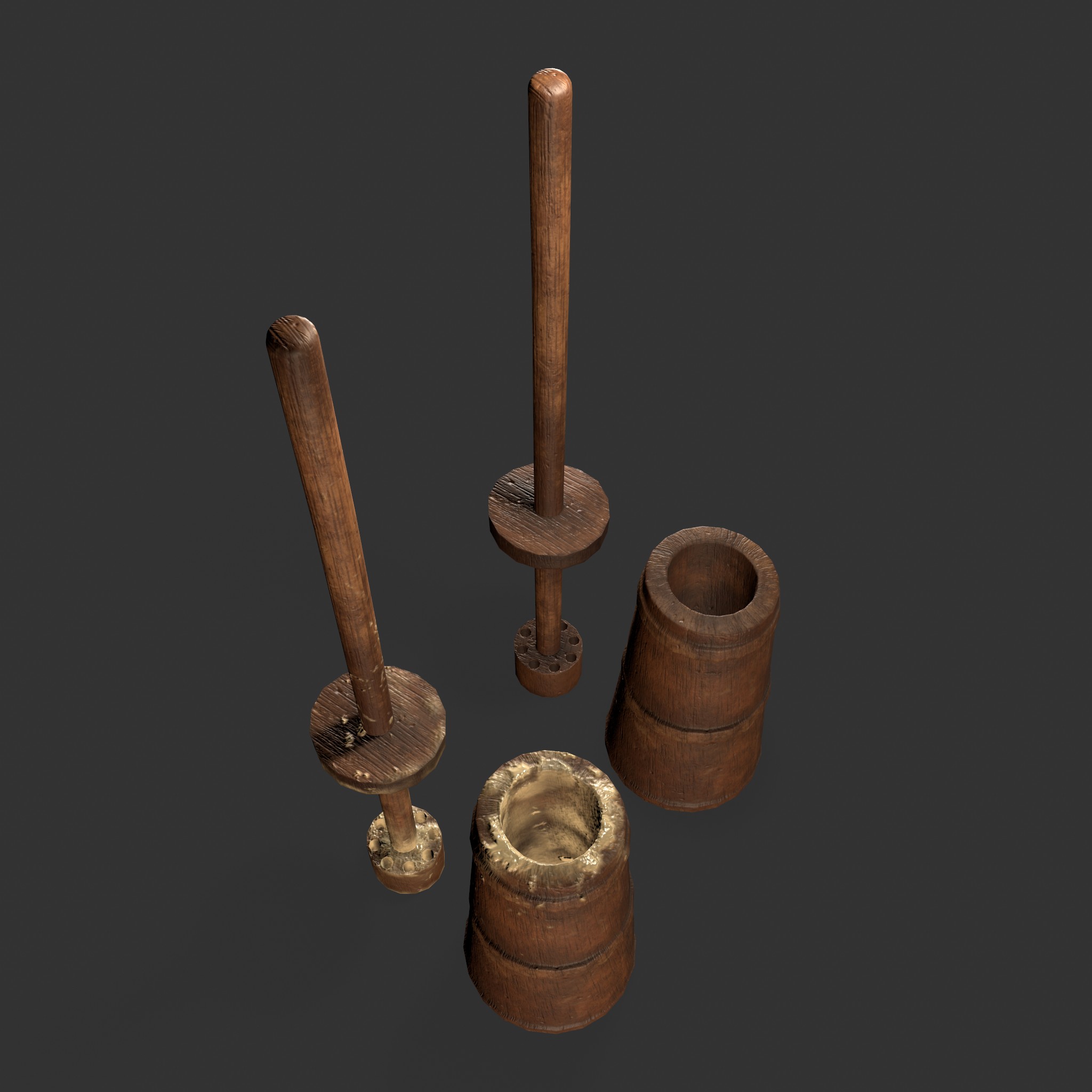 Medieval Butter Churner - 3D Model by Get Dead Entertainment