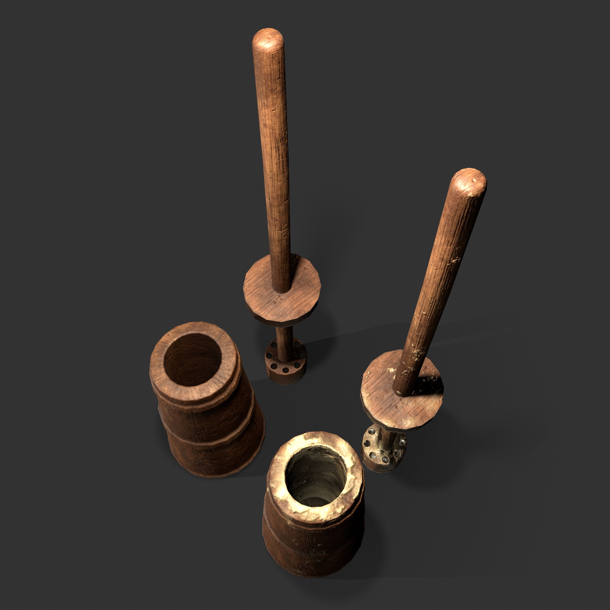 Medieval Butter Churner - 3D Model by Get Dead Entertainment