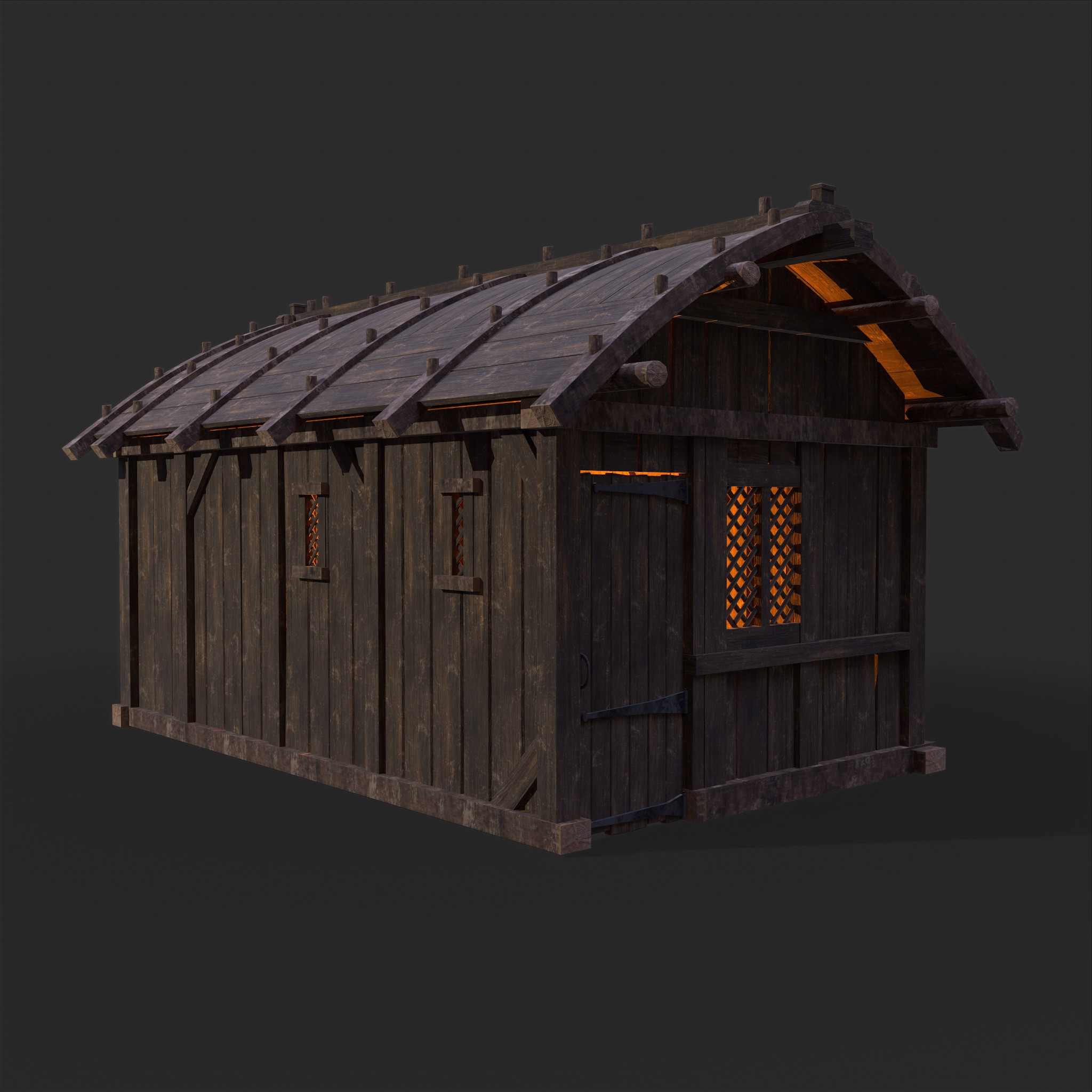 Medieval Cabin E - 3D Model by Get Dead Entertainment