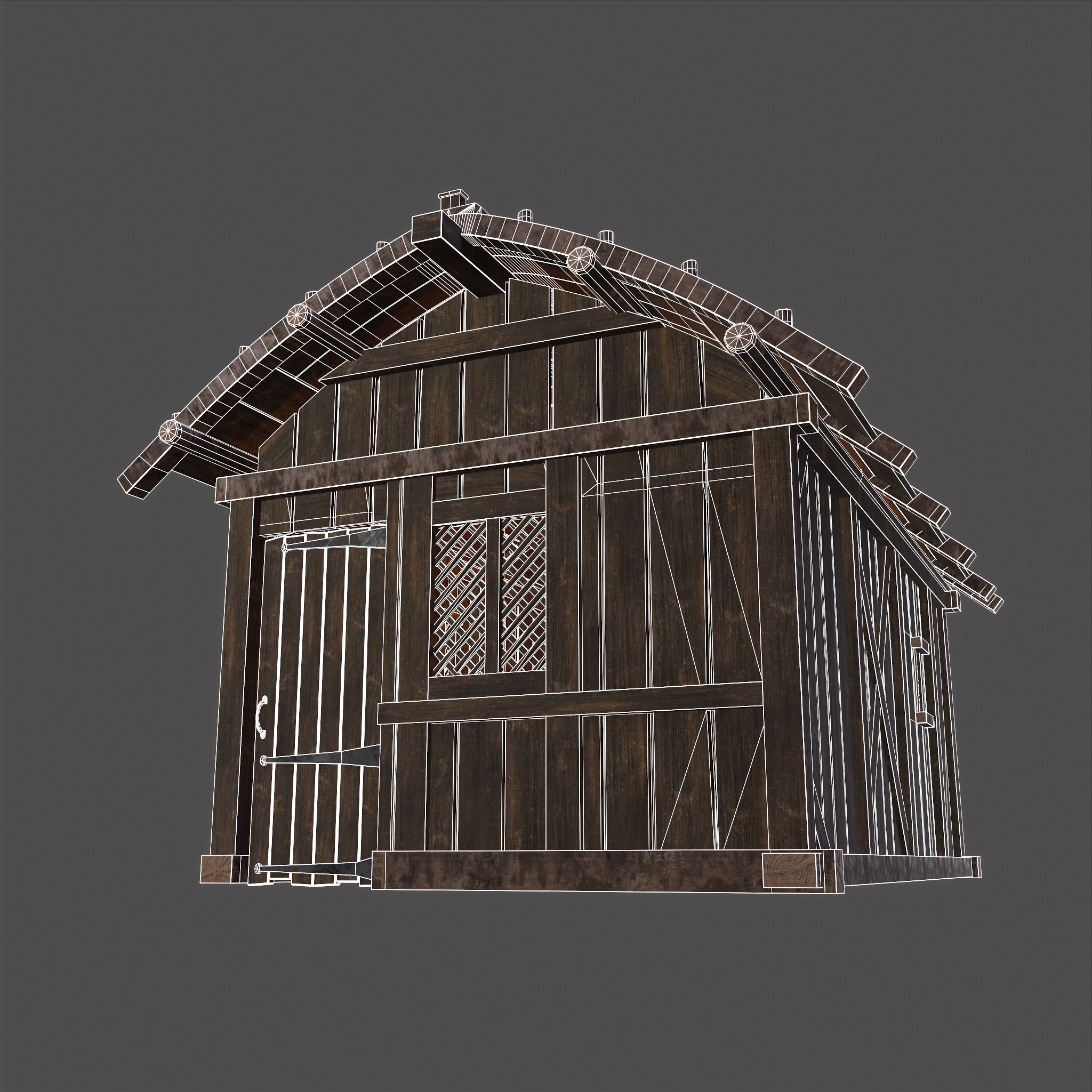 Medieval Cabin E - 3D Model by Get Dead Entertainment