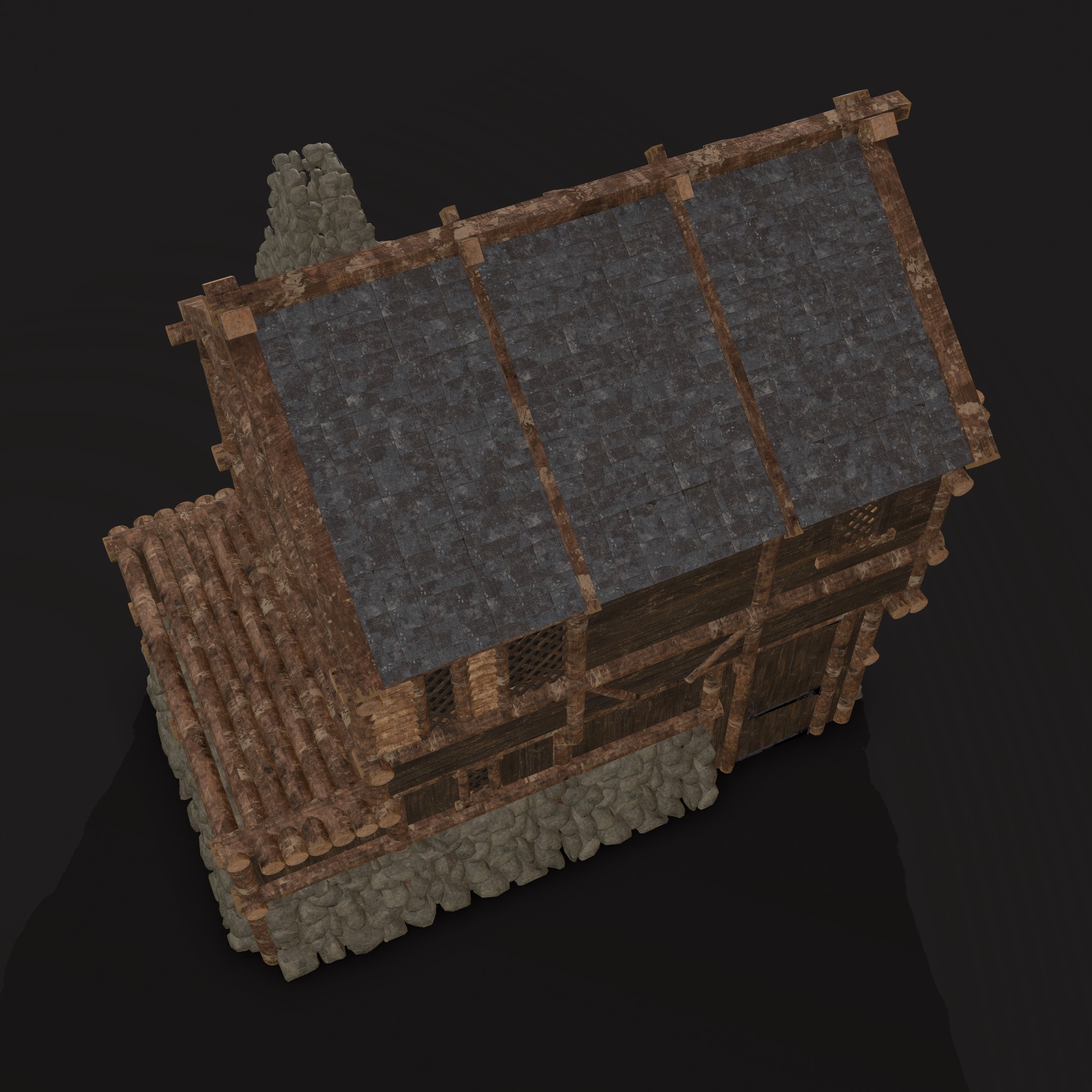 Medieval Cabin F - 3D Model by Get Dead Entertainment